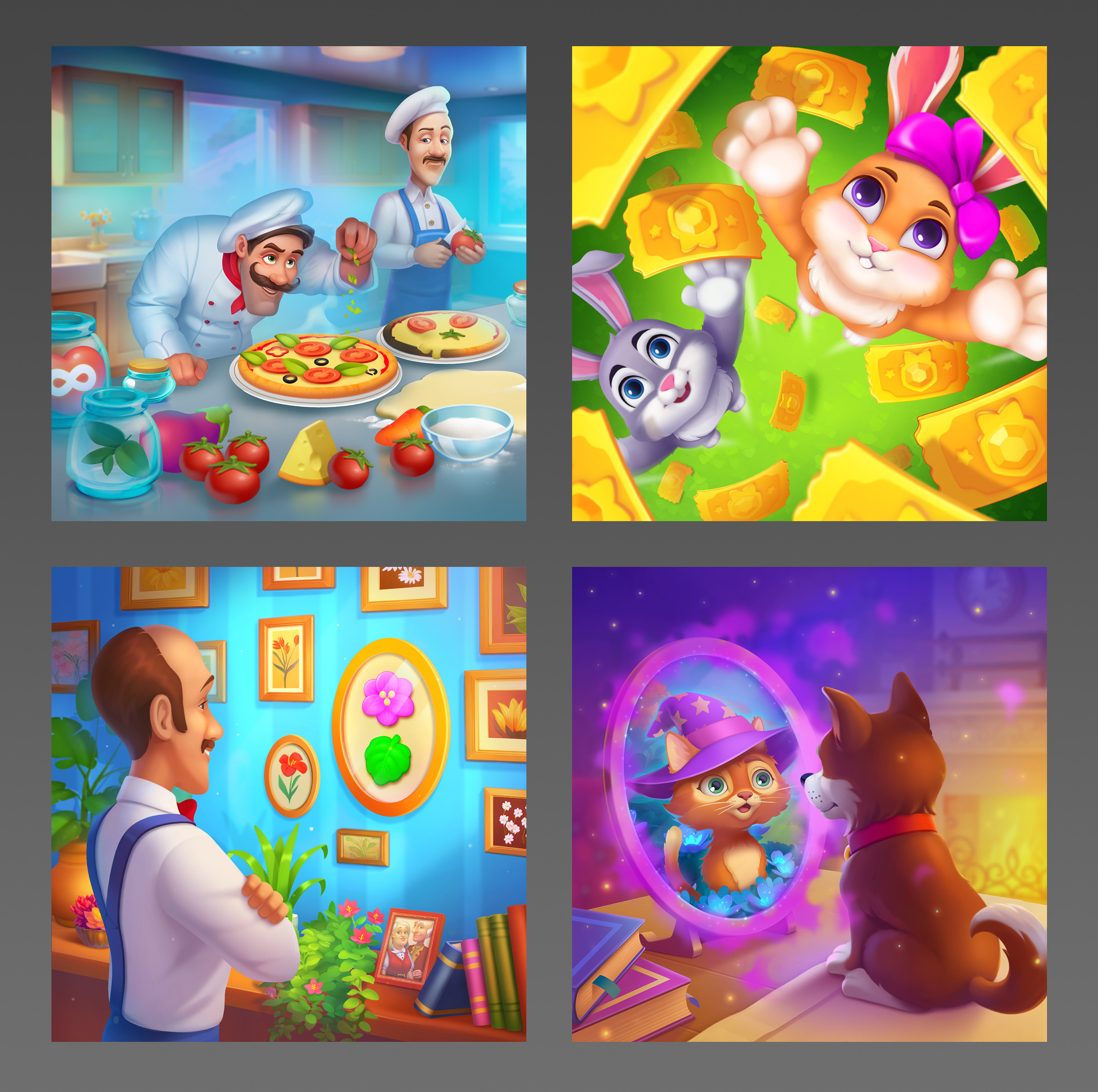 playrix-games-2.jpg (2497×2483)-花瓣网