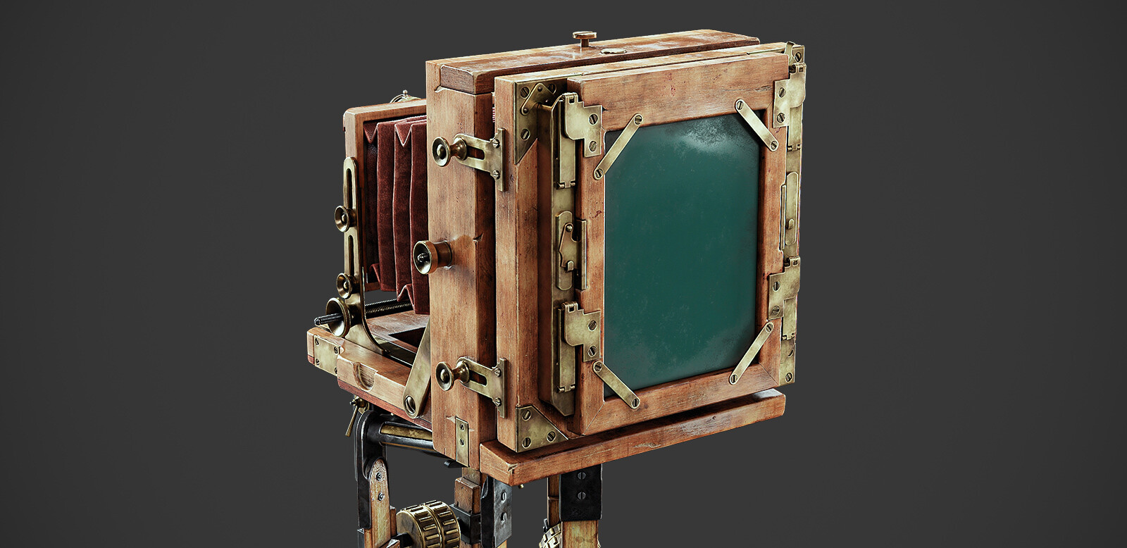 AAA Game Art Studio - Old Camera 3D model props