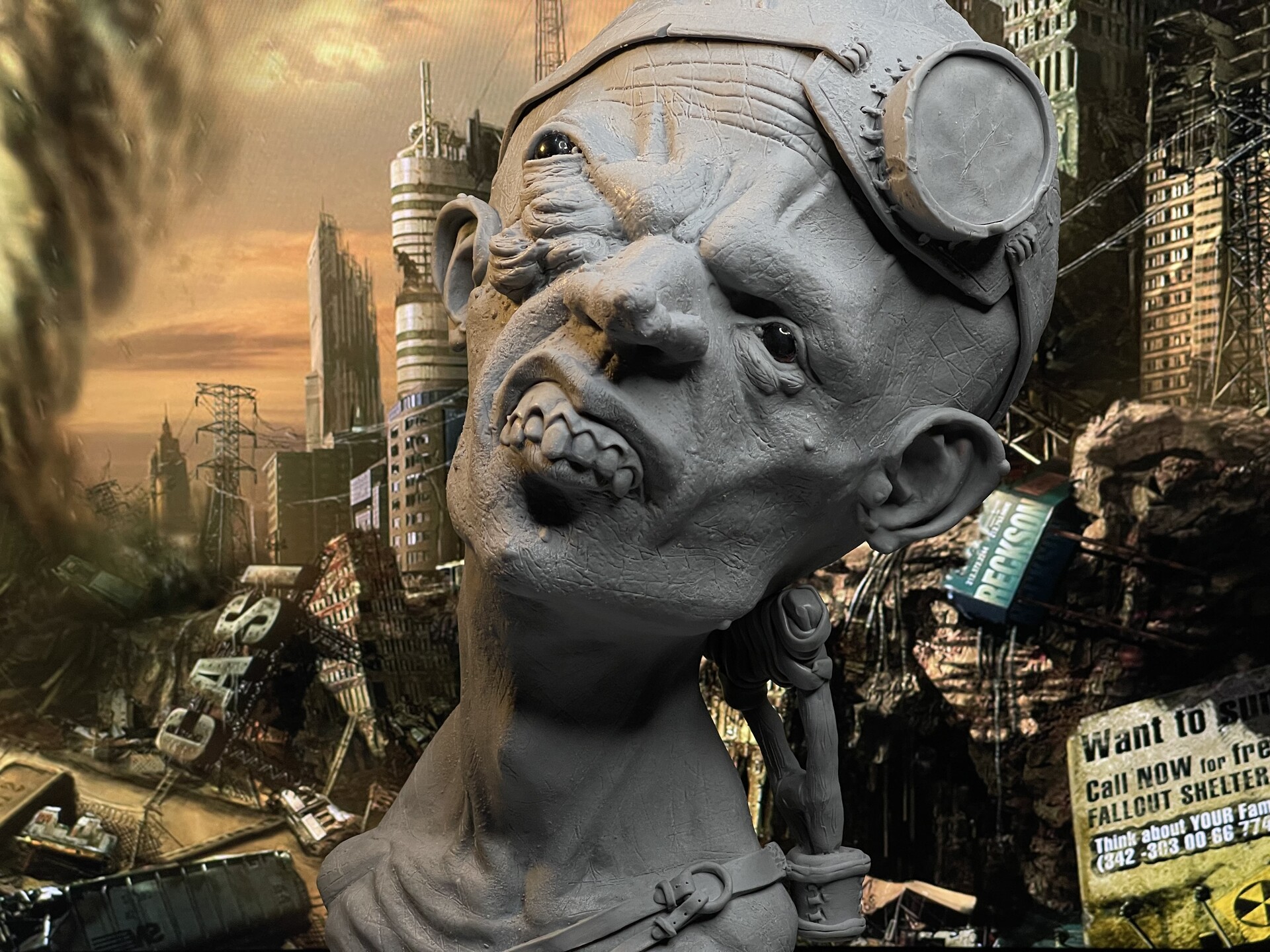 ArtStation - Fallout Inspired Character Sculpture