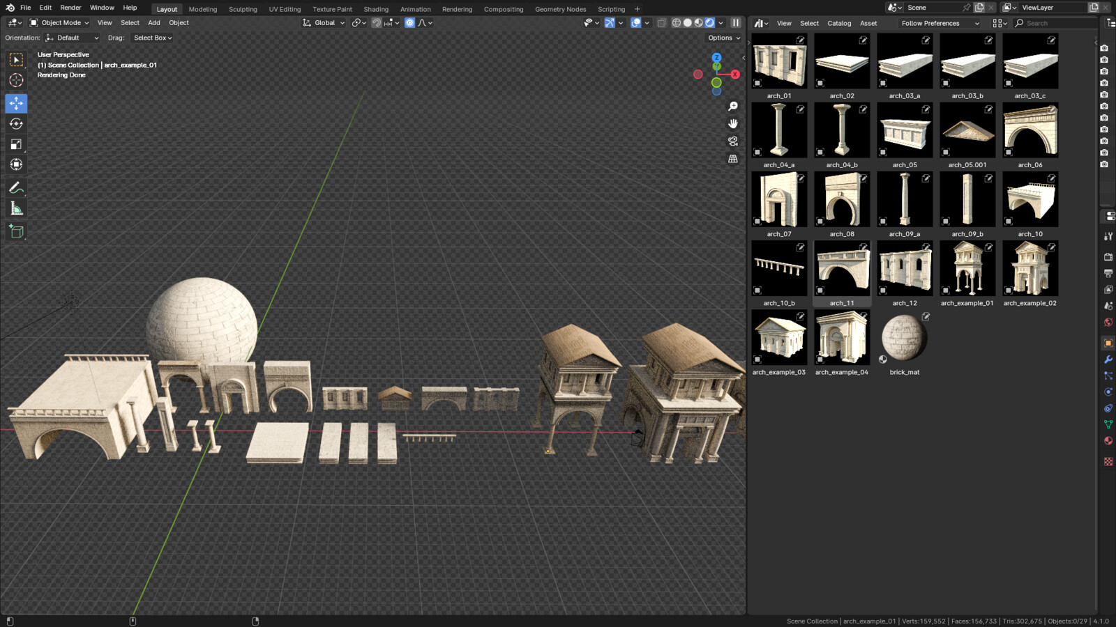 ChuckCG - Classical Architecture Asset Pack