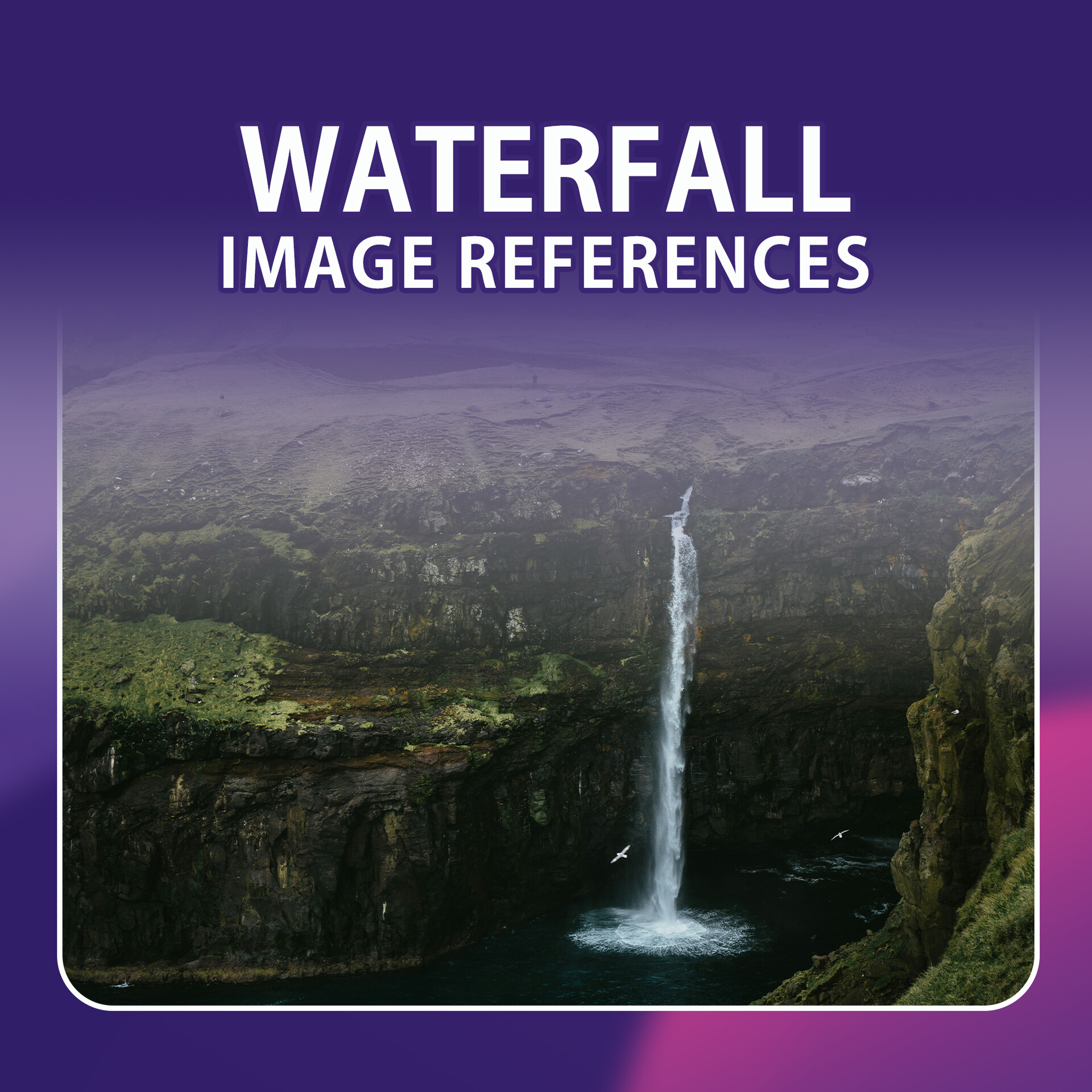ArtStation - 400 Waterfall Image Reference Pack – Vol 1