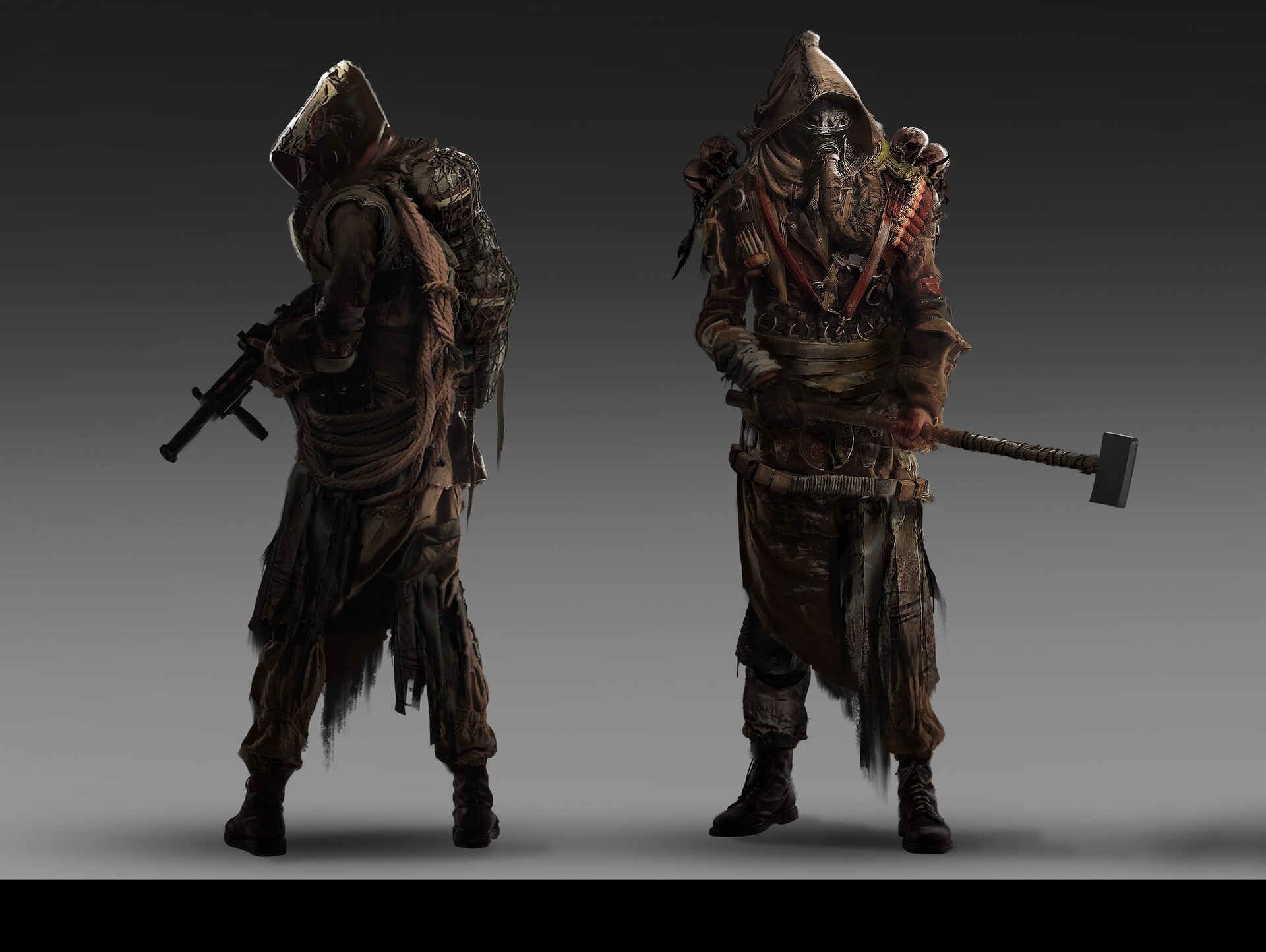 ArtStation - Post Apocalyptic character exploration