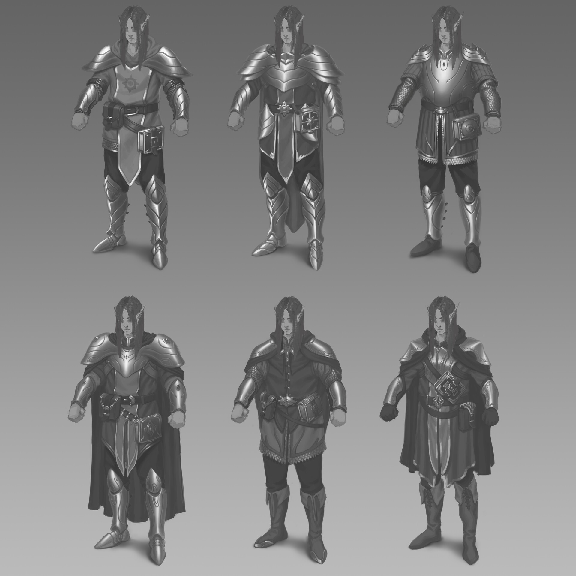 ArtStation - Cleric Outfits Demo - Stylized Render