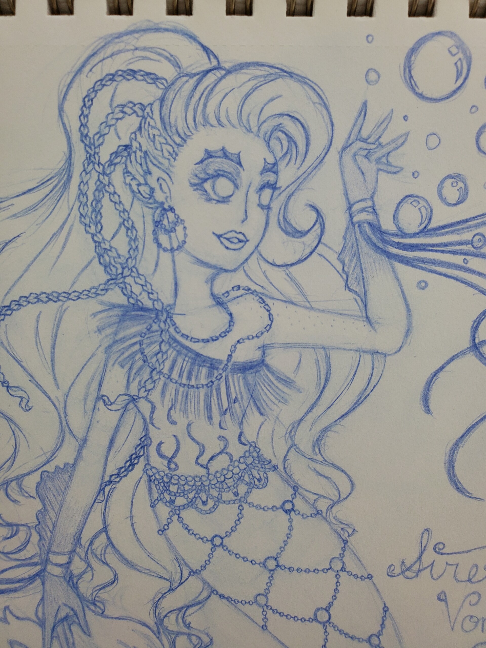 sirena von boo coloring pages