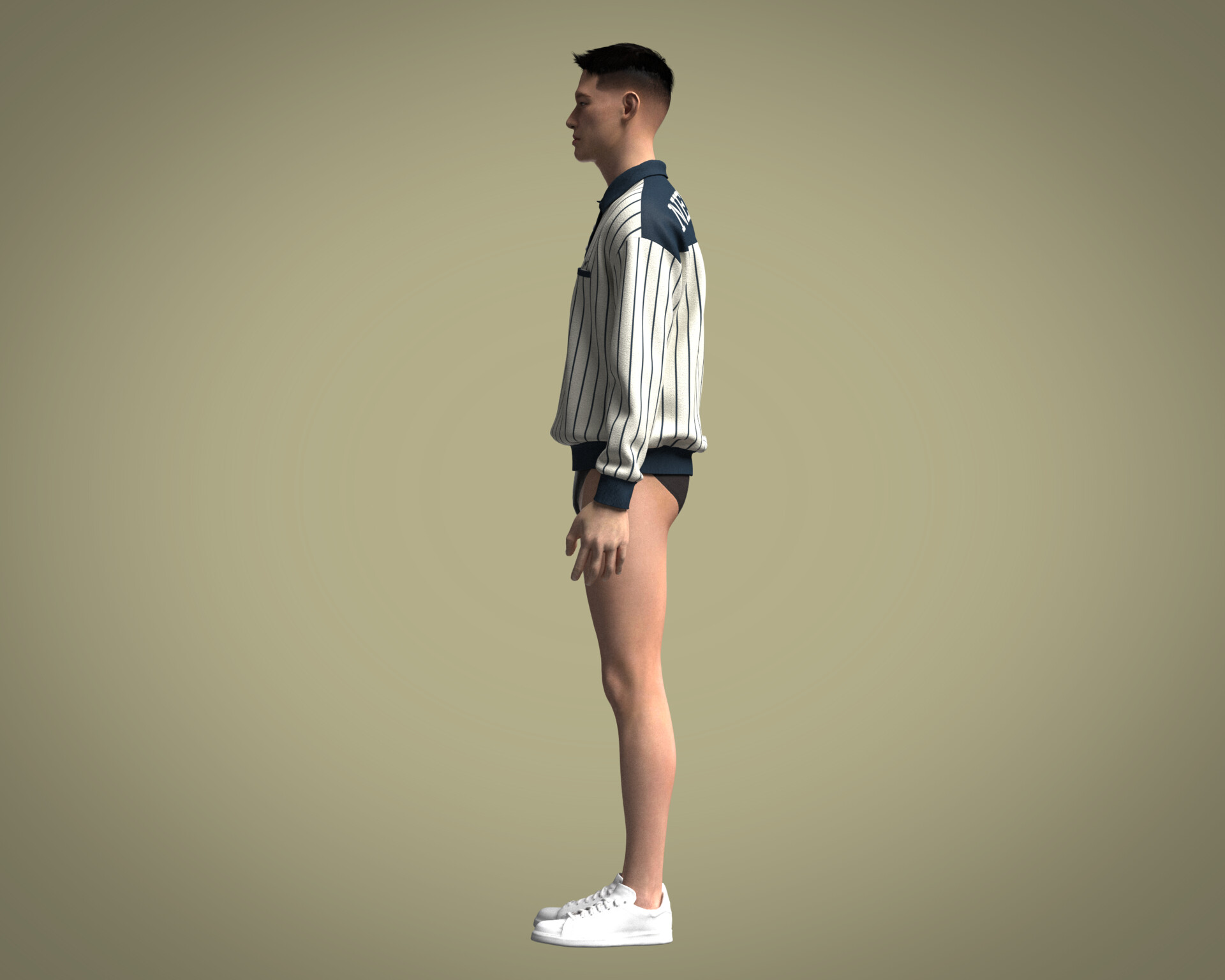 Kult - Mens baseball polo shirt with rib and graphic design