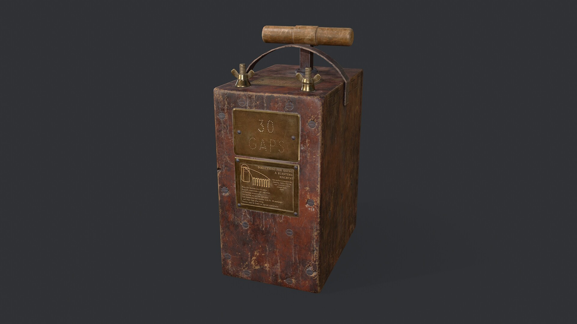ArtStation - Vintage Blasting Machine Detonator
