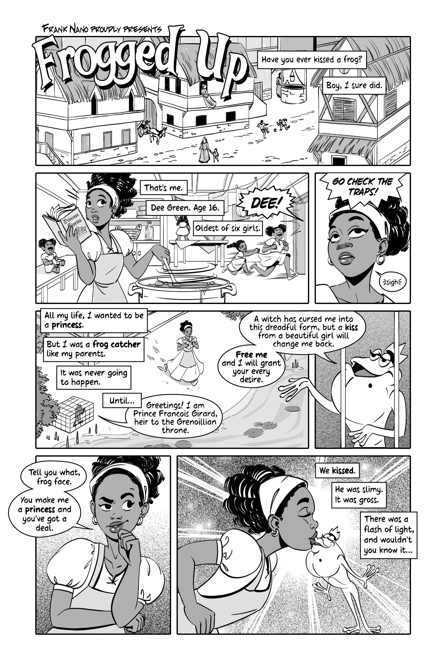 Manoela Costa - Frogged up! / Nanoland - Comic and artwork for Nanoland ...