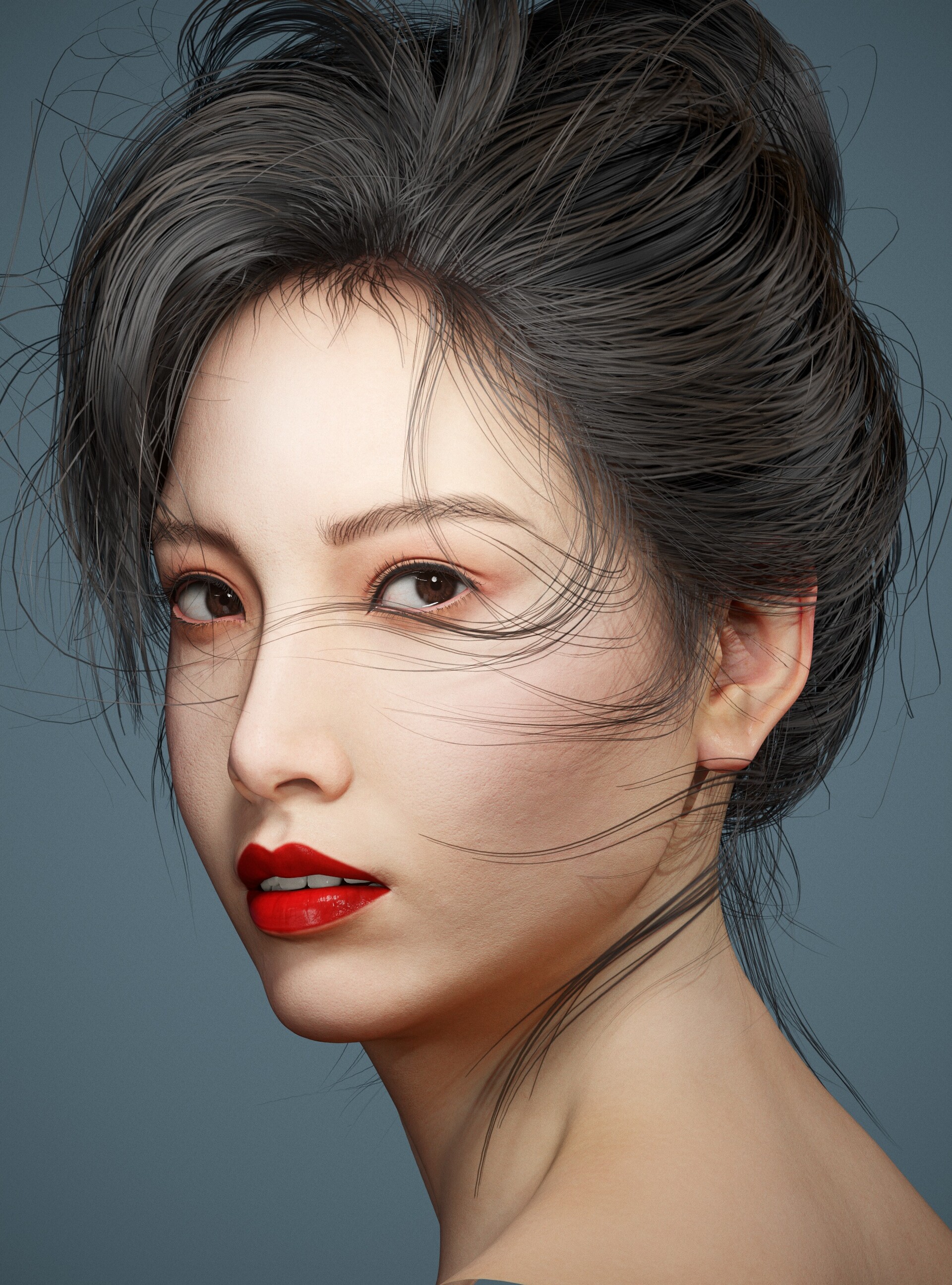 ArtStation - Girl 3D realtime render