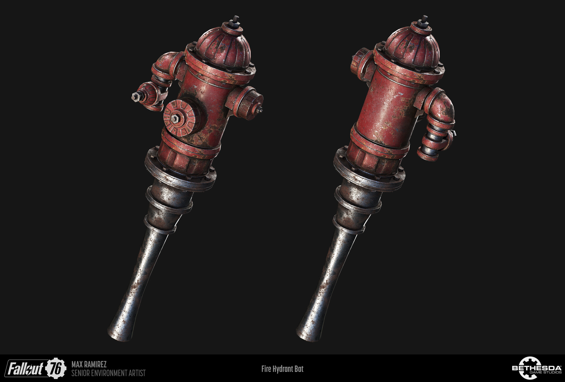 Max Ramirez - Fallout 76 - Fire Hydrant Bat