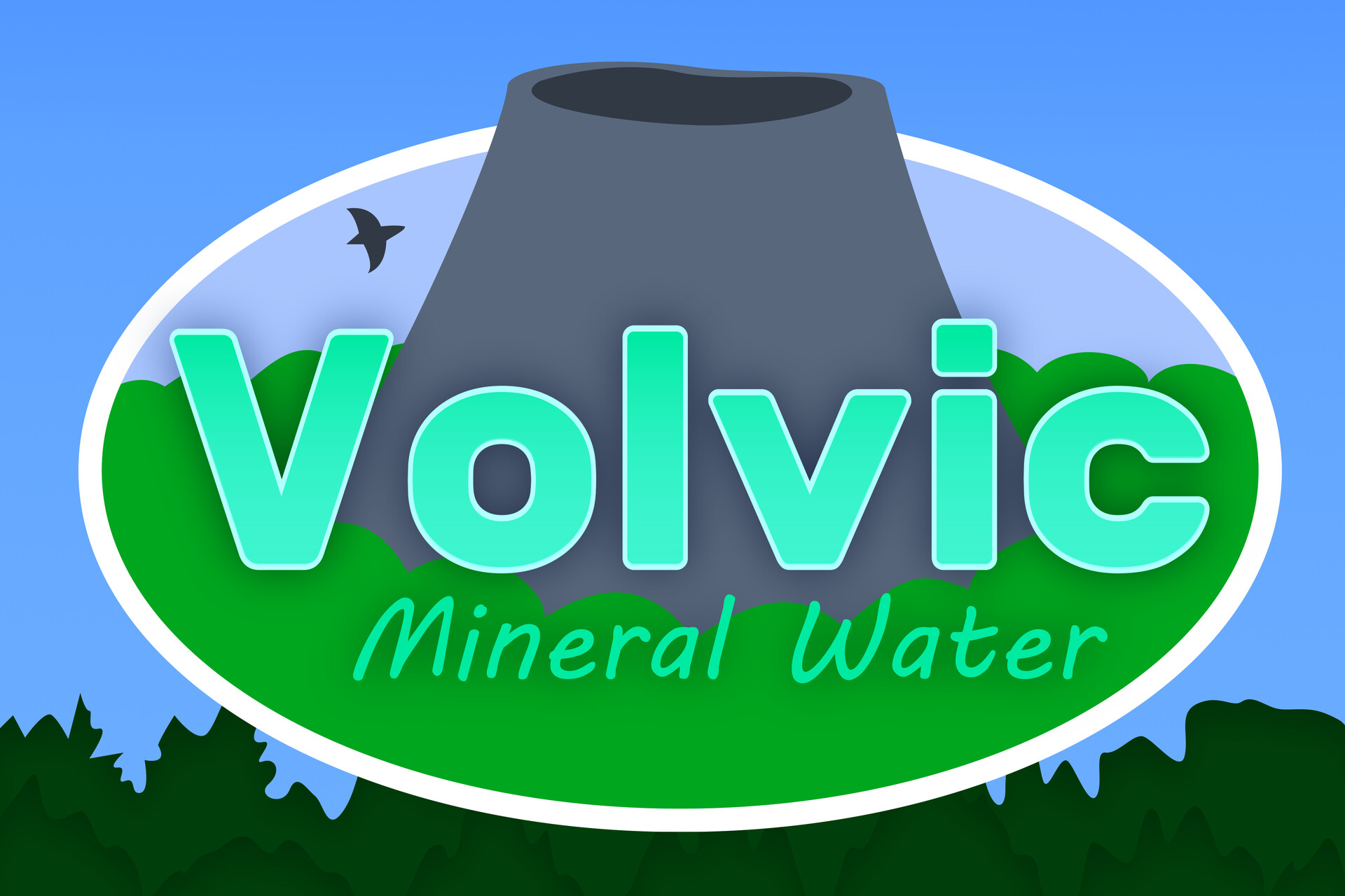 ArtStation - Volvic Logo Redesigns
