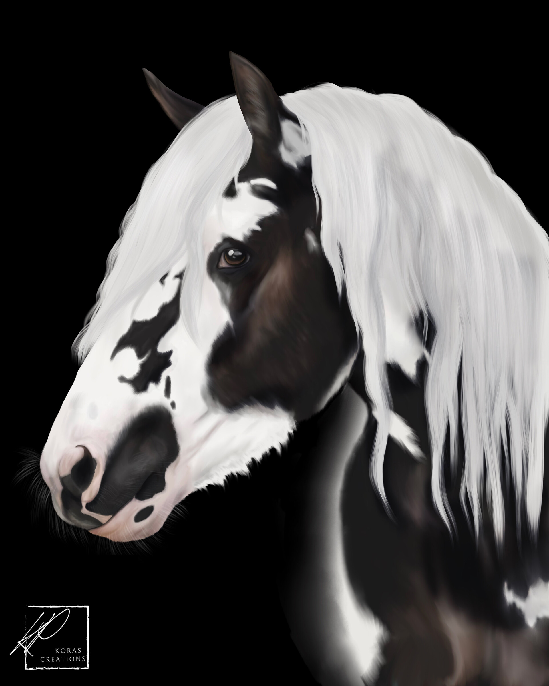 ArtStation - Horse Realism Portrait