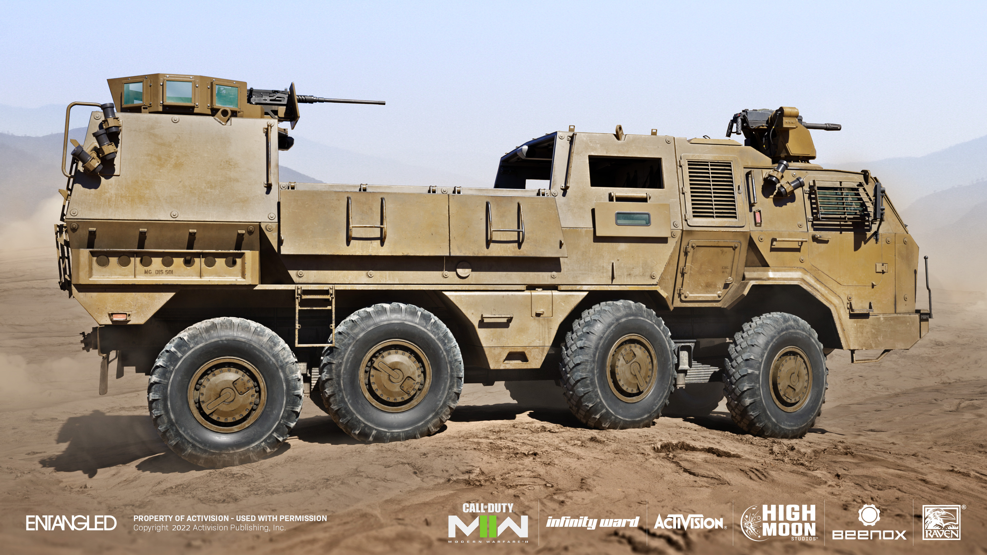 ENTANGLED Studio - In-game Vehicles for Call of Duty MW2