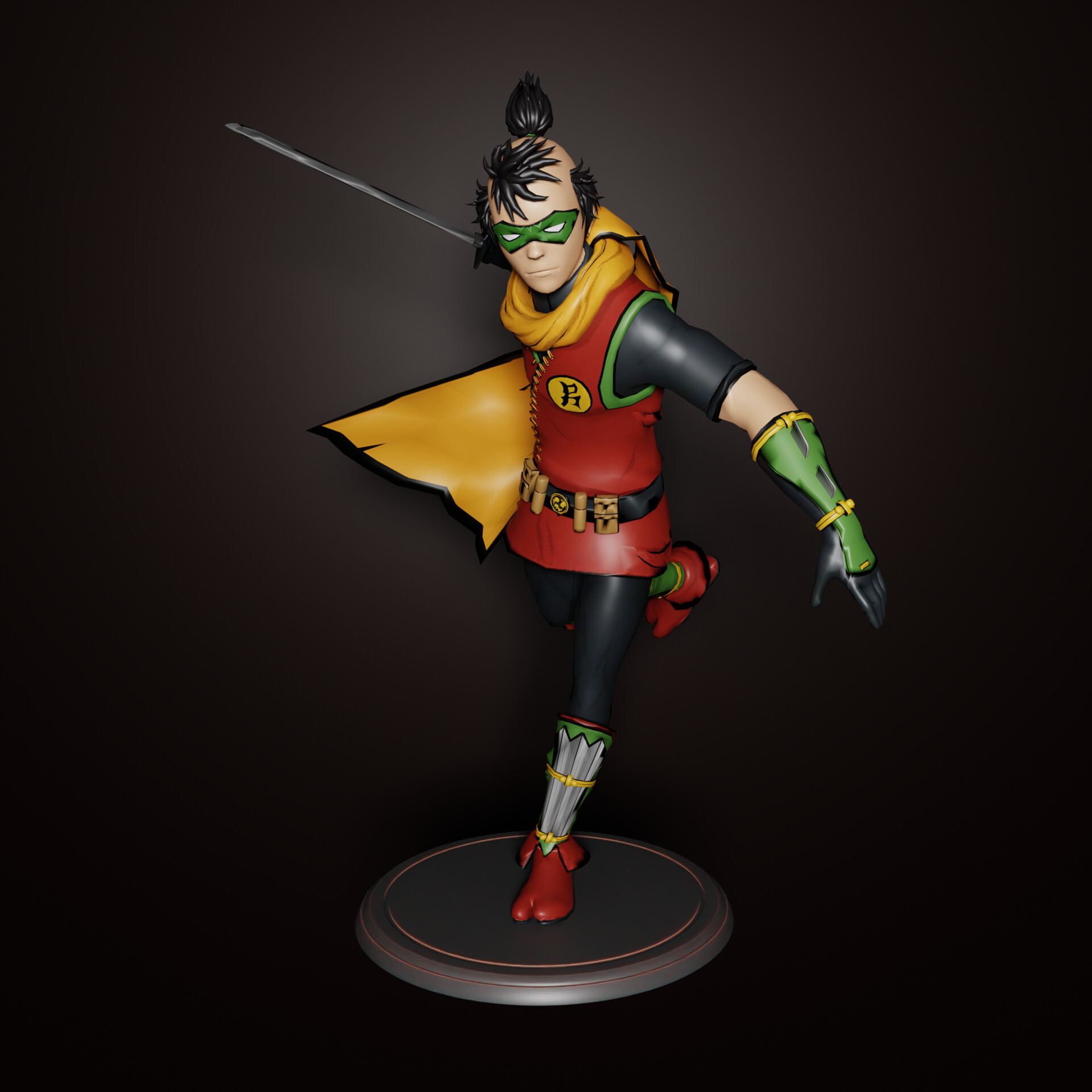 ArtStation - Robin Batman Ninja