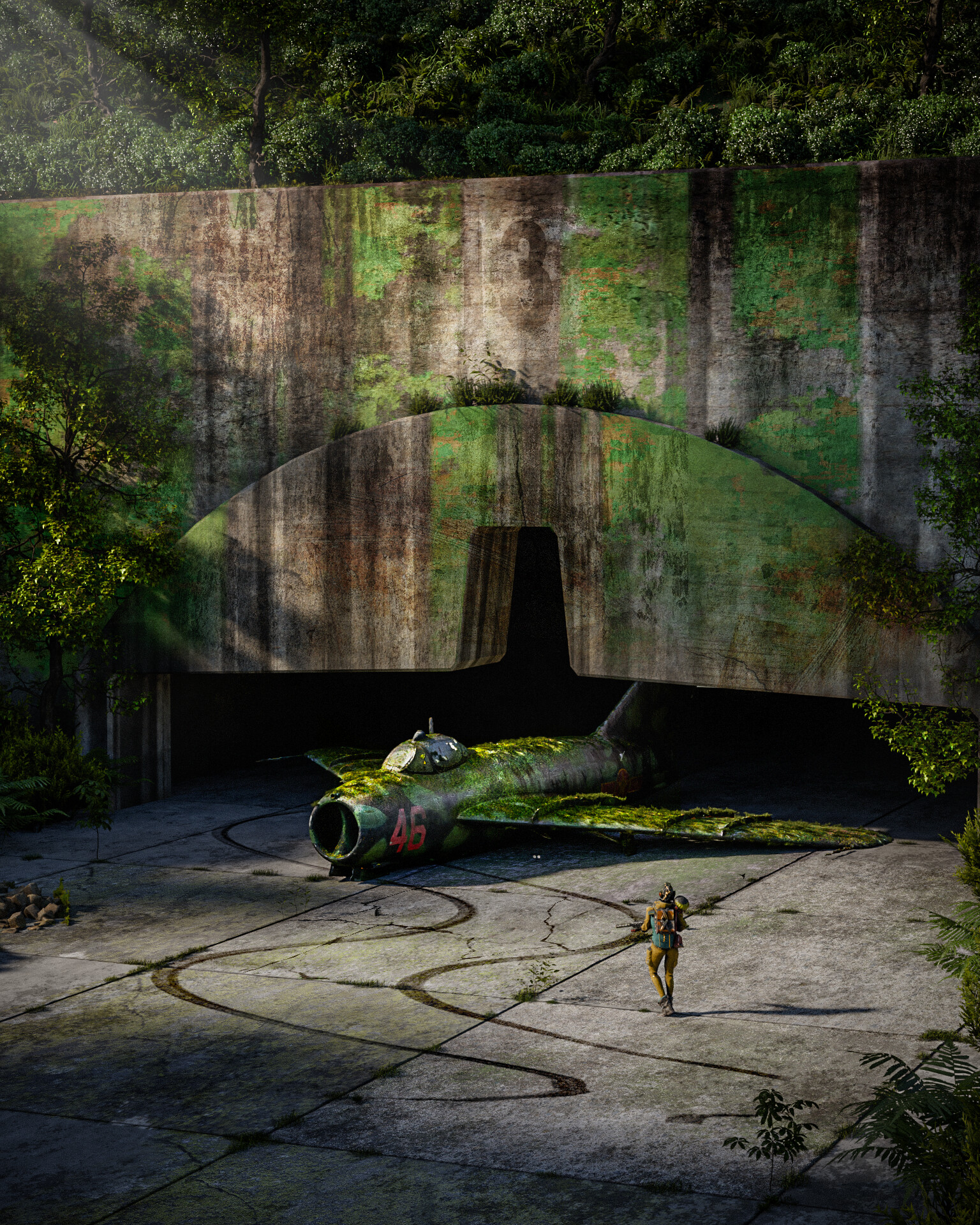 Mike Miz - Post Apocalyptic Abandoned Fighter Jet Base