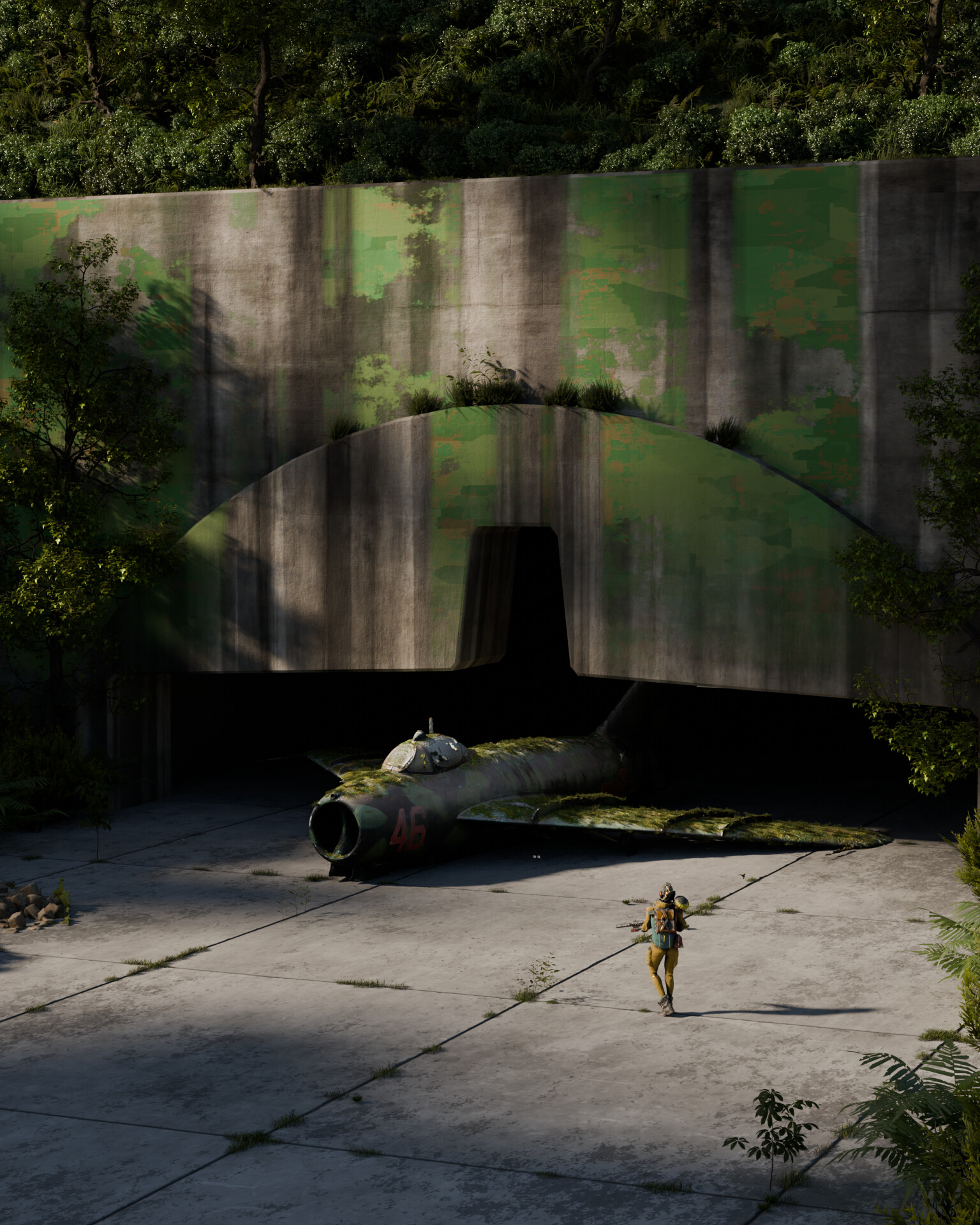 Mike Miz - Post Apocalyptic Abandoned Fighter Jet Base