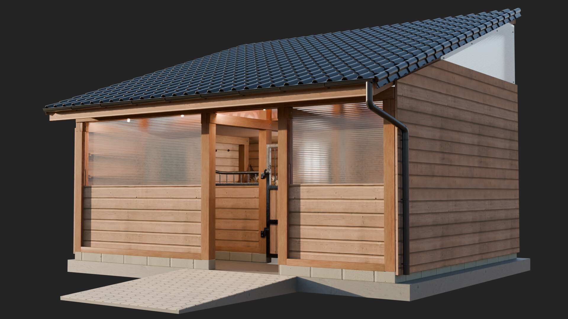 ArtStation - Horse stall concept