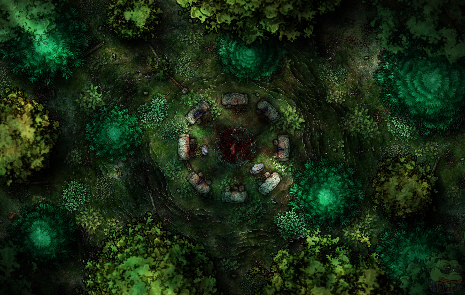 ArtStation - Circle of Thunder [Night] [Dragon of the Icespire Peak]