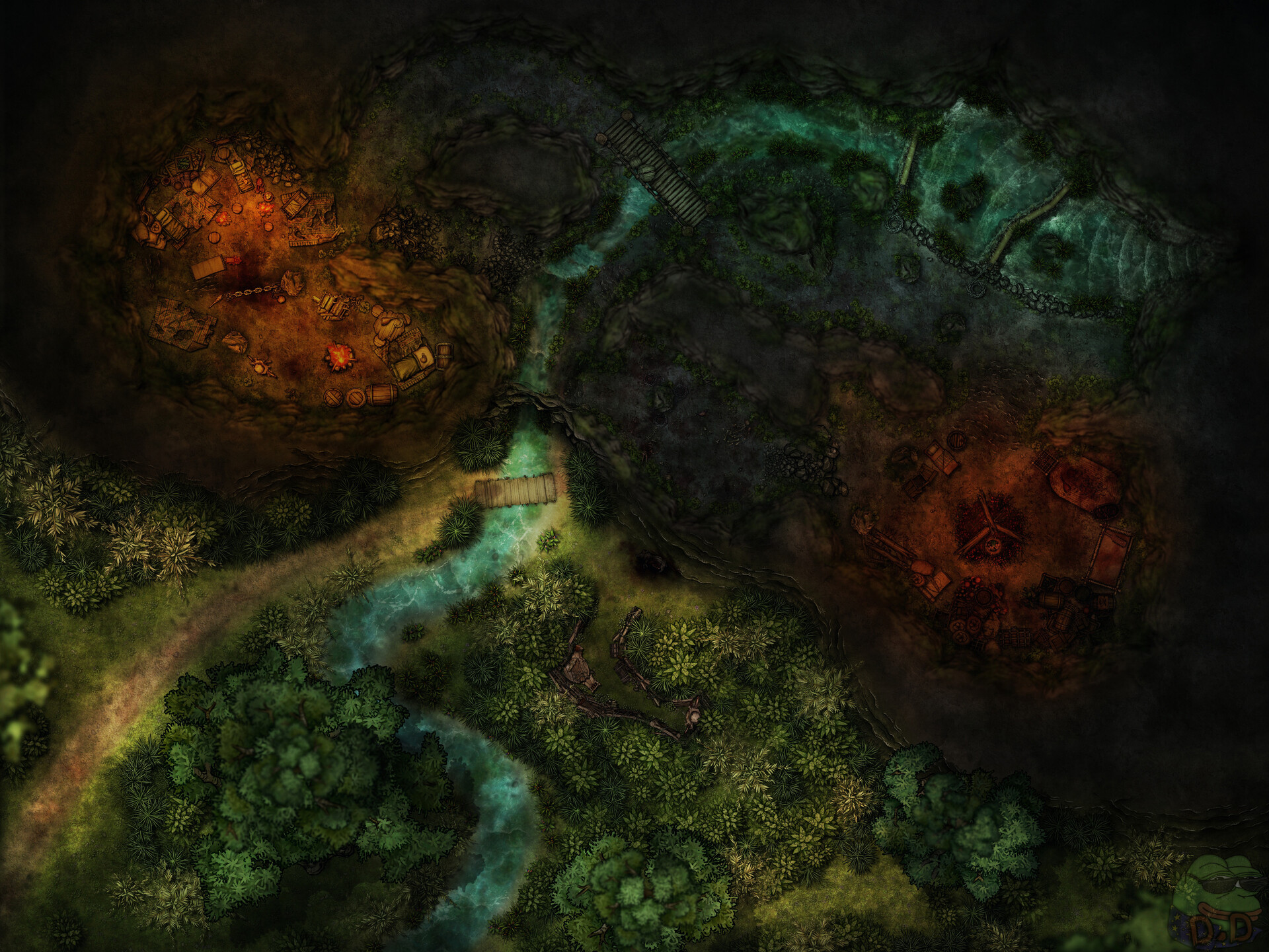 ArtStation - Cragmaw Hideout [Day] [Lost Mine of Phandelver]