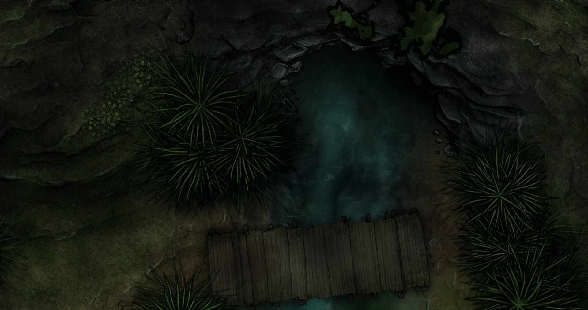 Detailed Dungeons - Cragmaw Hideout Surface [Night] [Lost Mine of ...