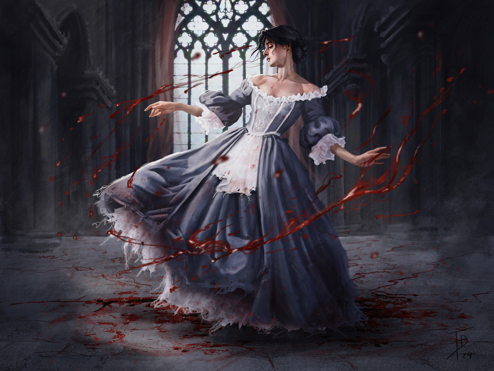 ArtStation - Blood dancer