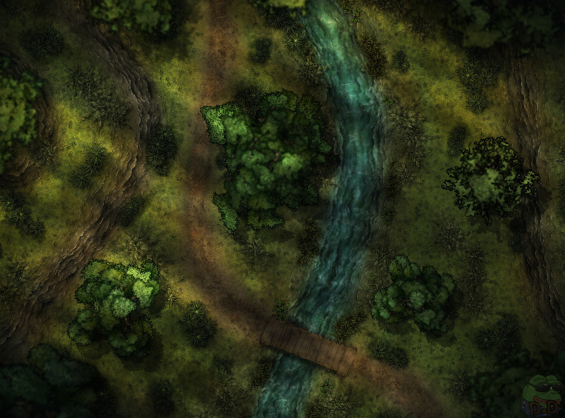 ArtStation - Goblin Trail Pitfall [Day] [Lost Mine of Phandelver]