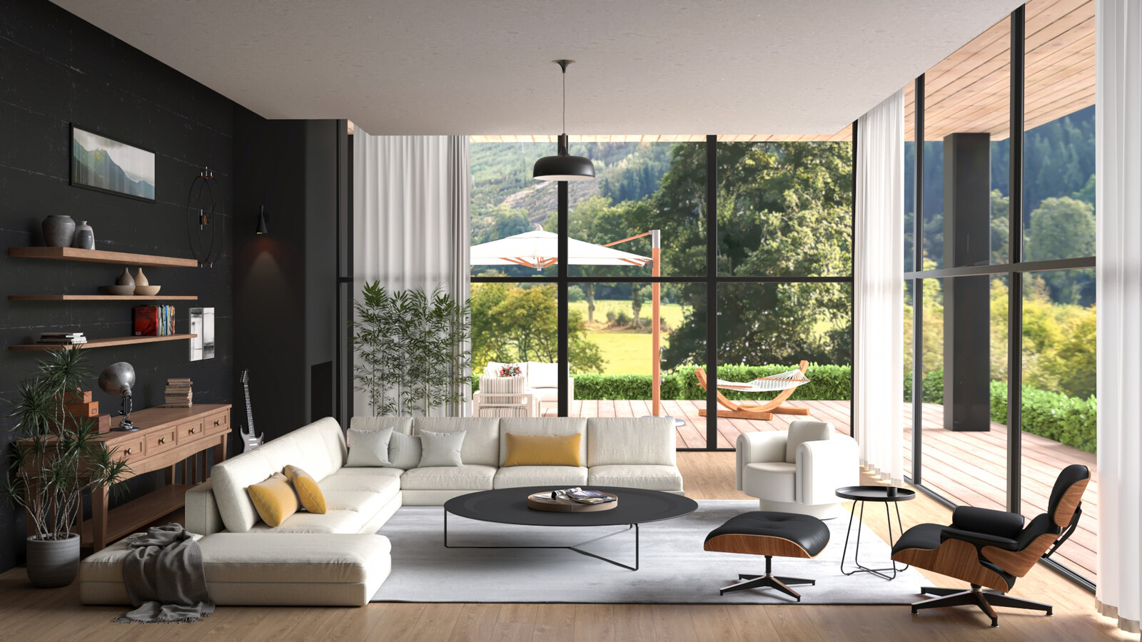 Burak Kayacı - Living room with a good scenery