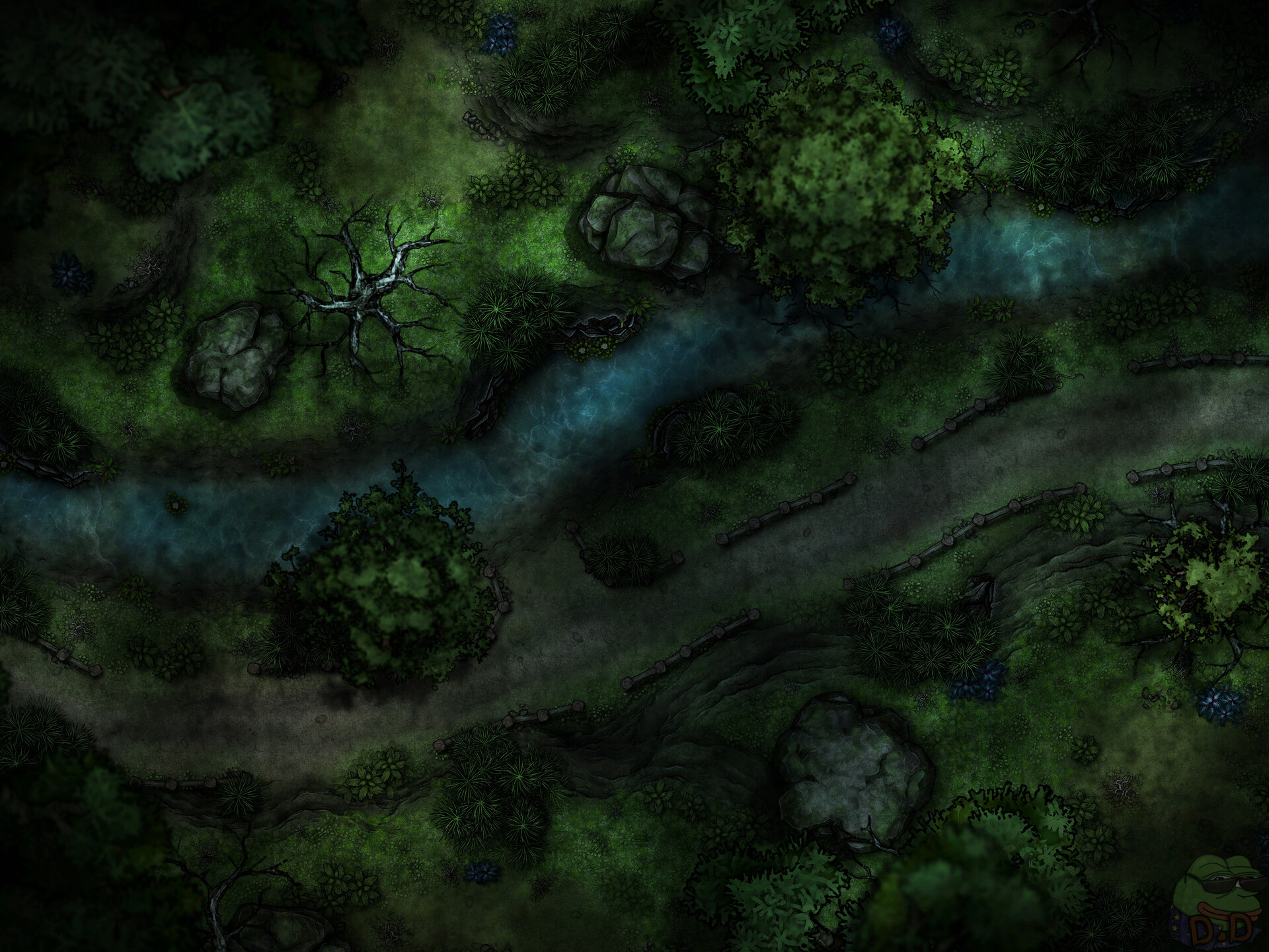 ArtStation - Triboar Trail [Night] [Sword Coast]