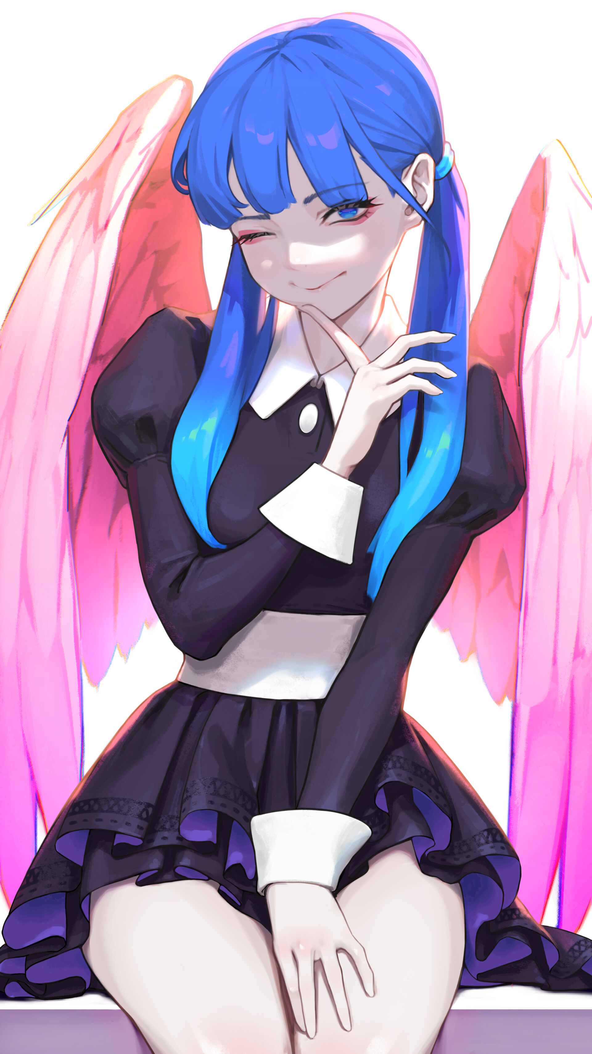 ArtStation - A winged girl who actually looks cruel