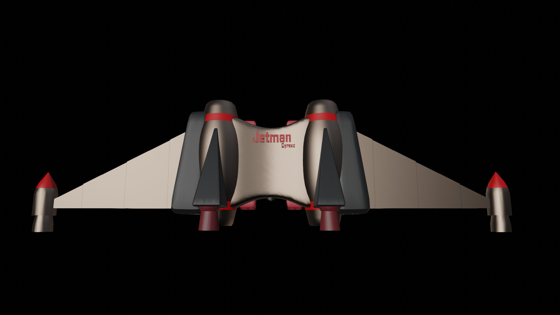 Riswan zamil - Jetpack jetman Cyraxz technology black lava