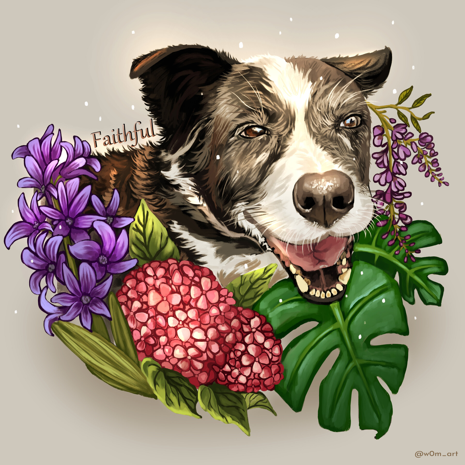 ArtStation - Dog Portrait Commission