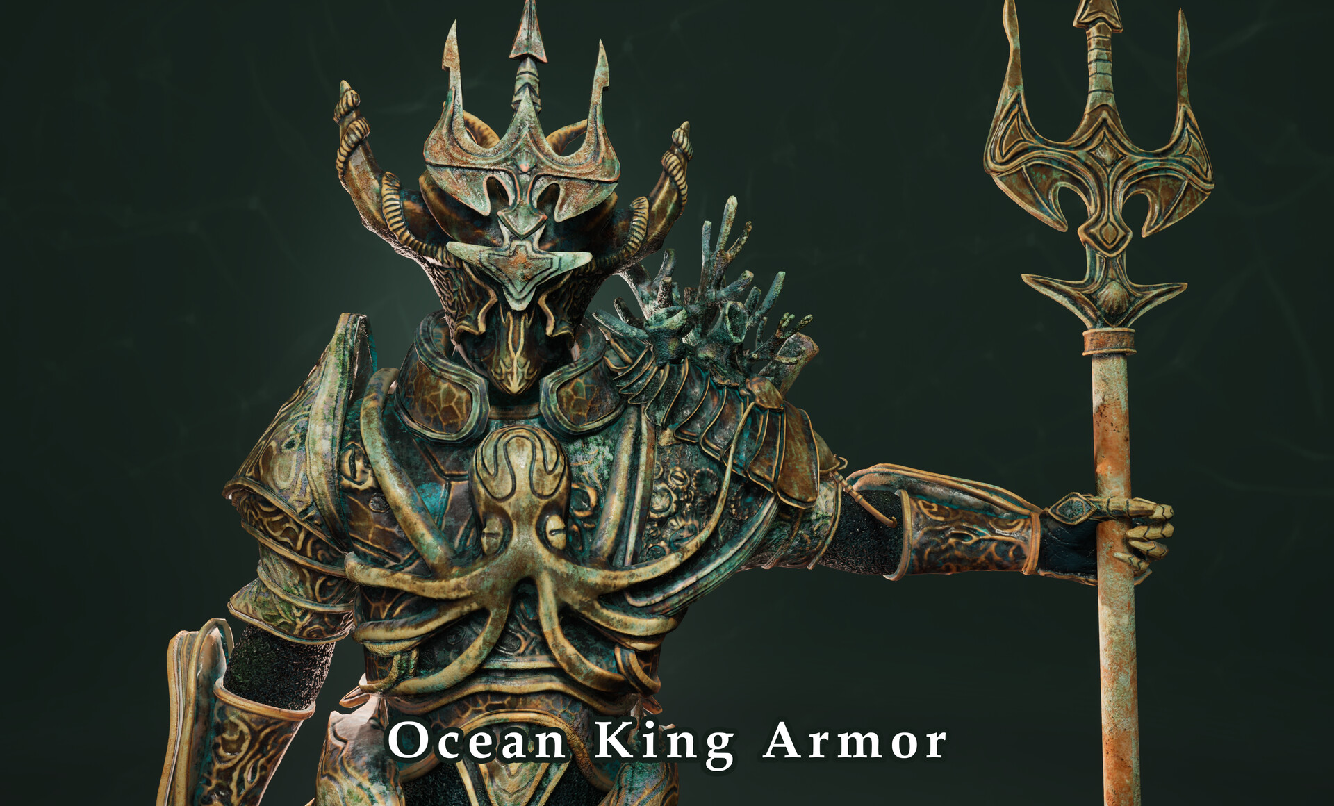 ArtStation - Ocean King Armor