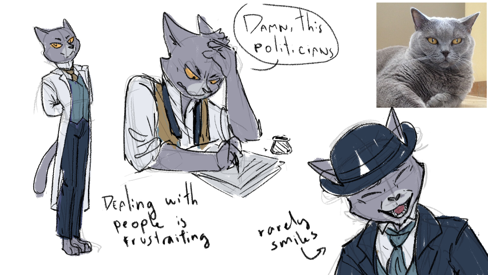 ArtStation - Arthur Character Sheet