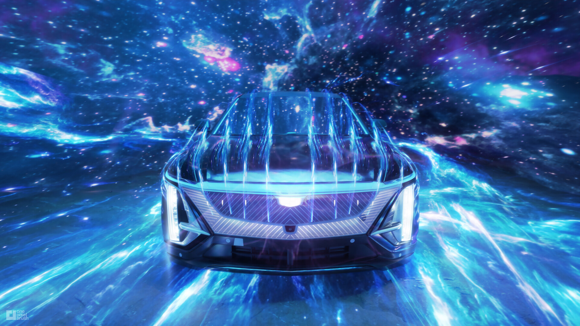 One Pixel Brush - Cadillac Blue