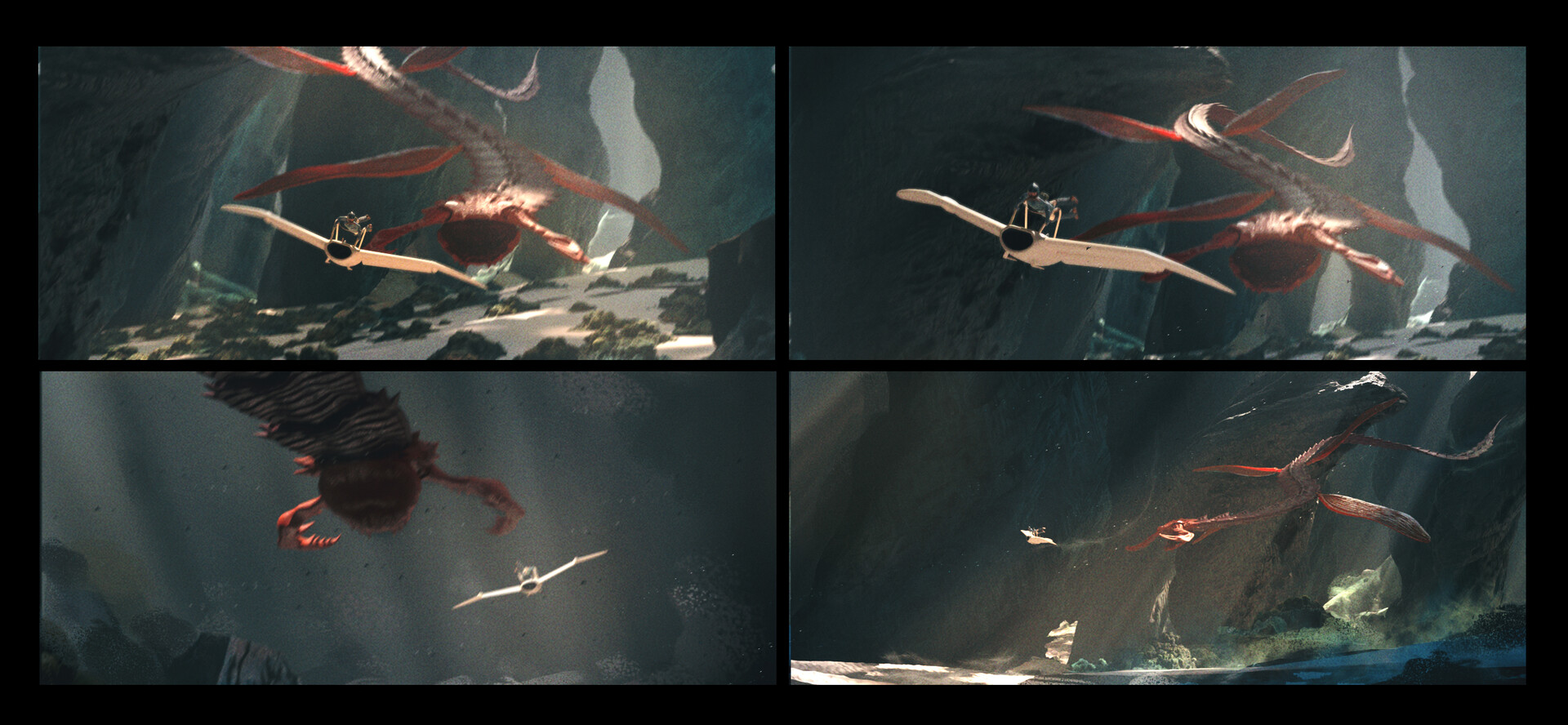 Gray (Chen Cheng-Yu) - 風の谷のナウシカ (Nausicaä of the Valley of the Wind) - 腐海 11 蛇螻蛄追捕 ( The Toxic ...