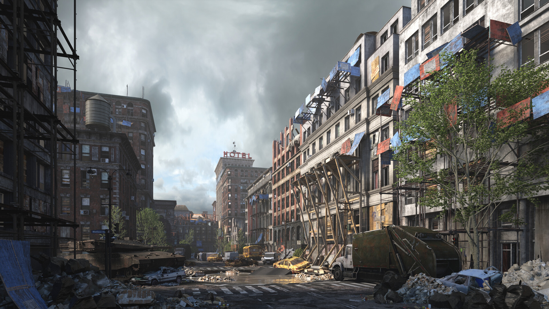 Evermotion Studio - Archmodels vol. 265 - Post Apocalyptic Buildings