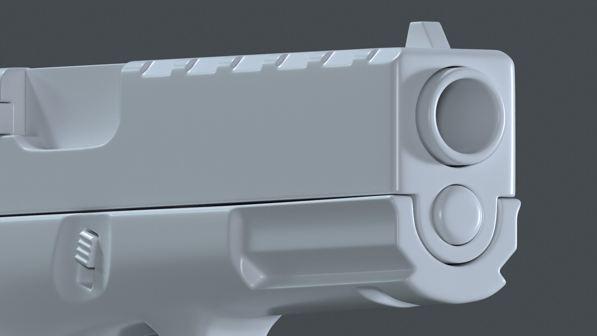 ArtStation - High Poly Custom Glock Render