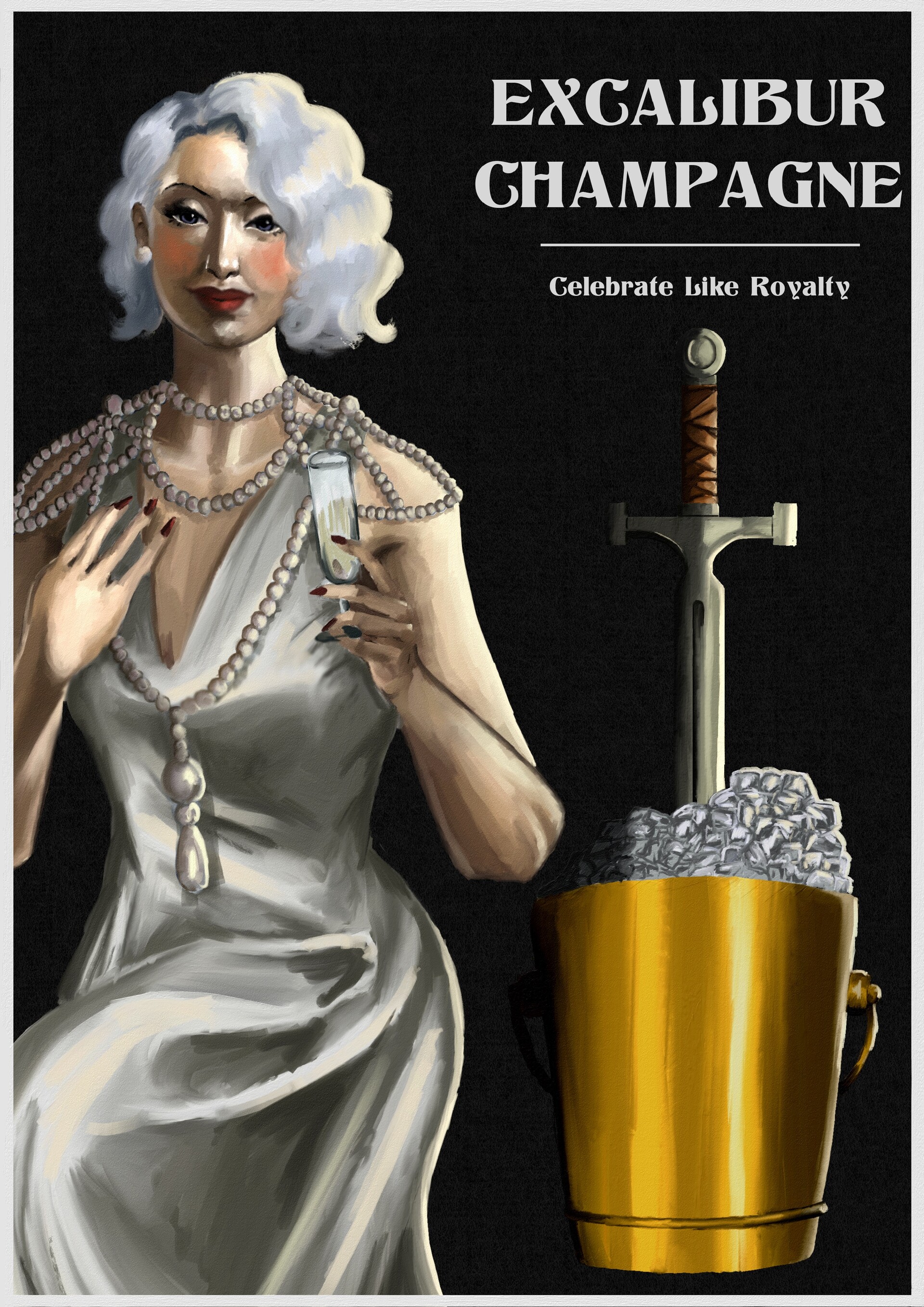 ArtStation - The Lady of the lake in 1930's London