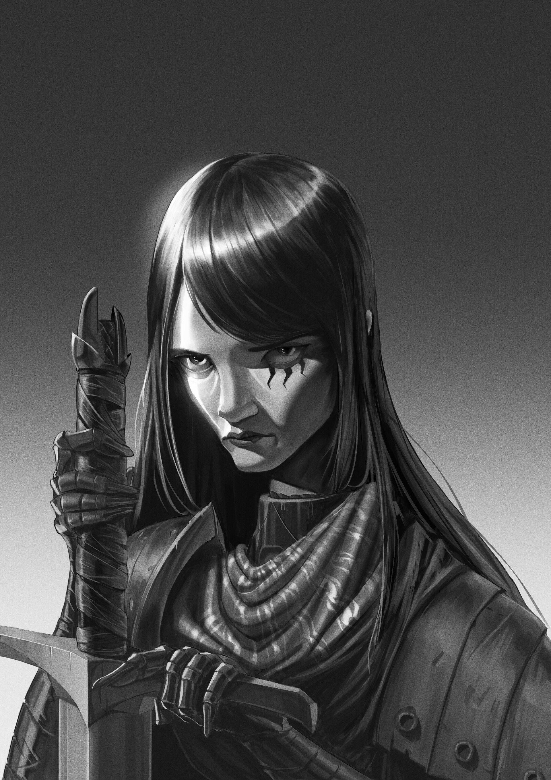 ArtStation - Restless character portrait