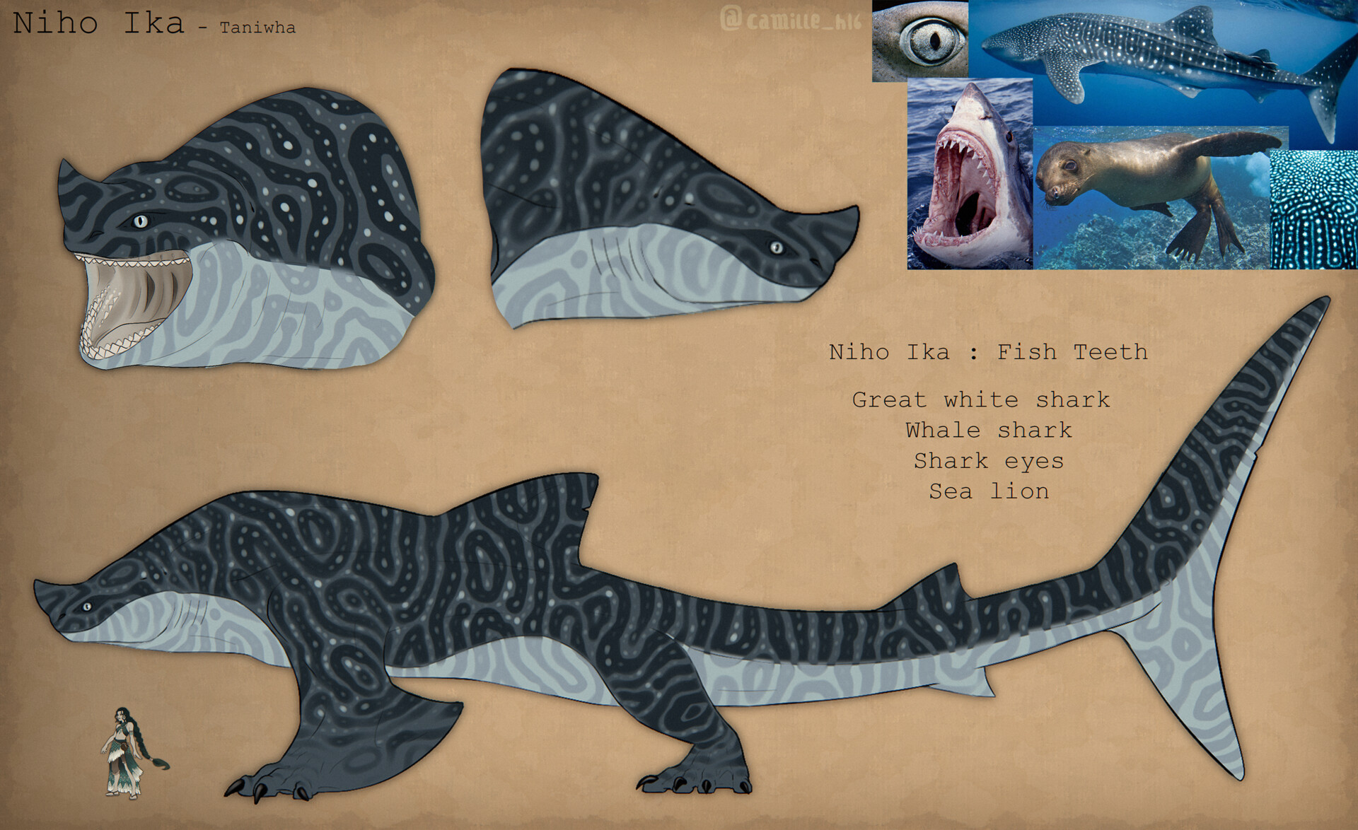 Camille Hubert - Taniwha - Variation