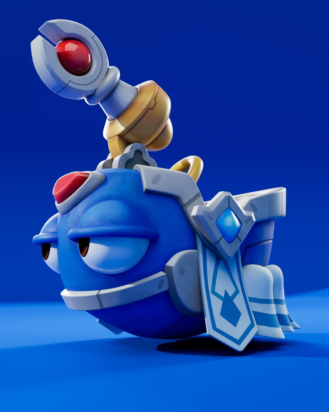 ArtStation - Gunbound 3D project: Mage modeling, texturing & shading.