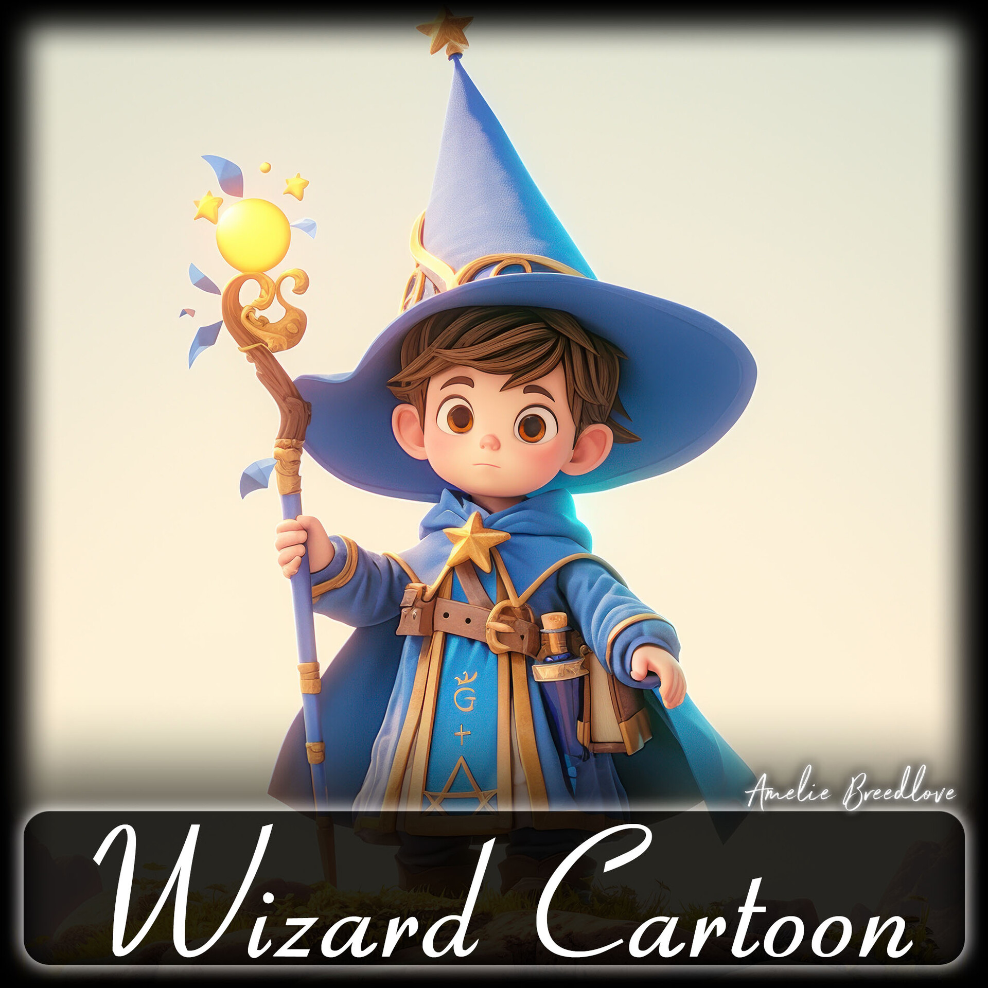 ArtStation - 200 Wizard Cartoon (Full Body) Reference Pack | 4K | v.38