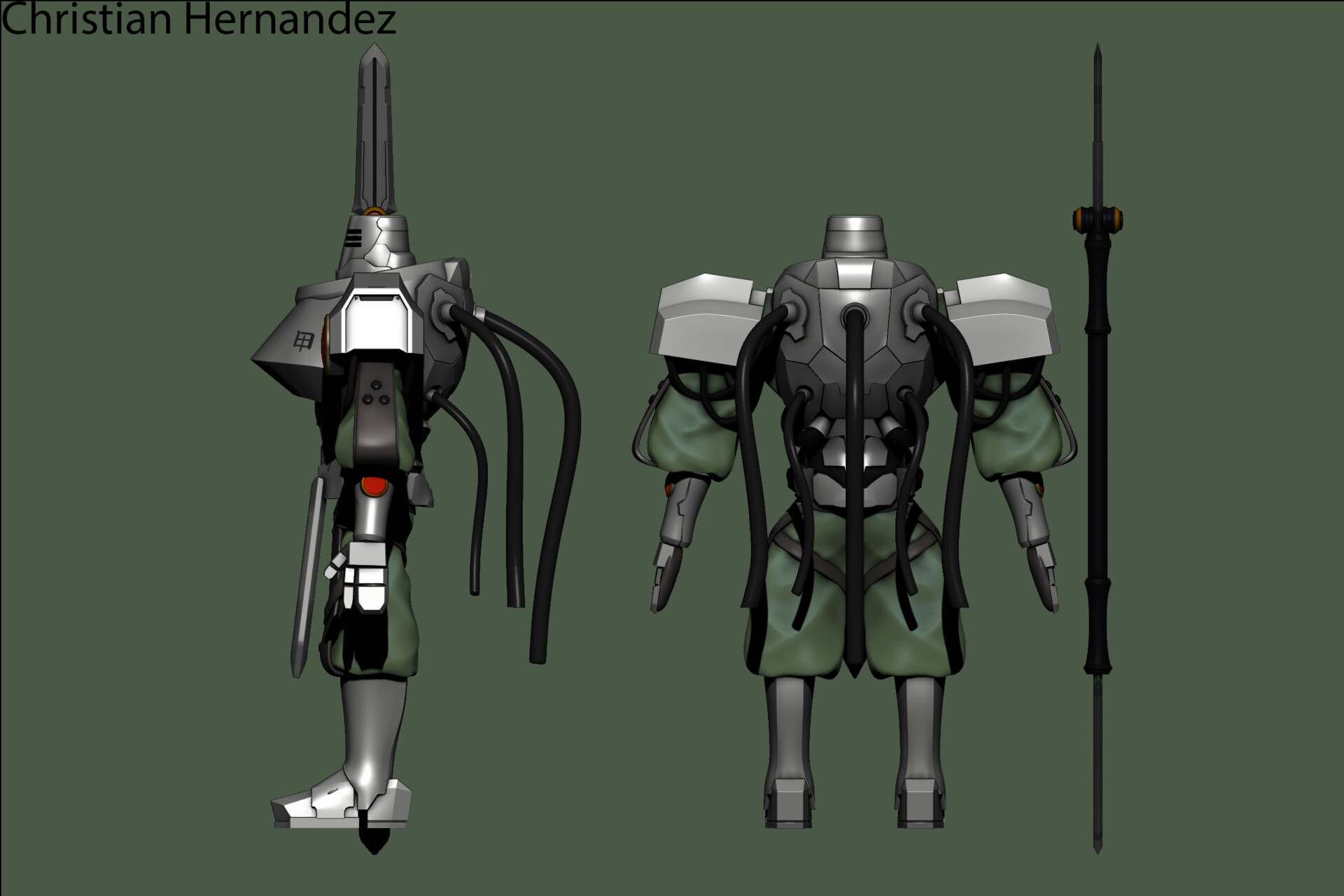 ArtStation - Bipedal Character Model