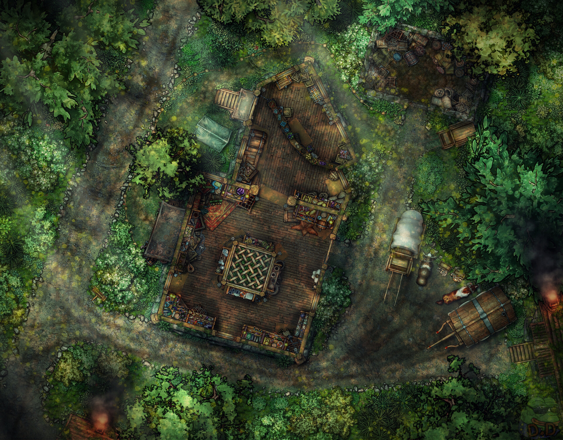 ArtStation - Barthen's Provisions [Day] [Phandalin]