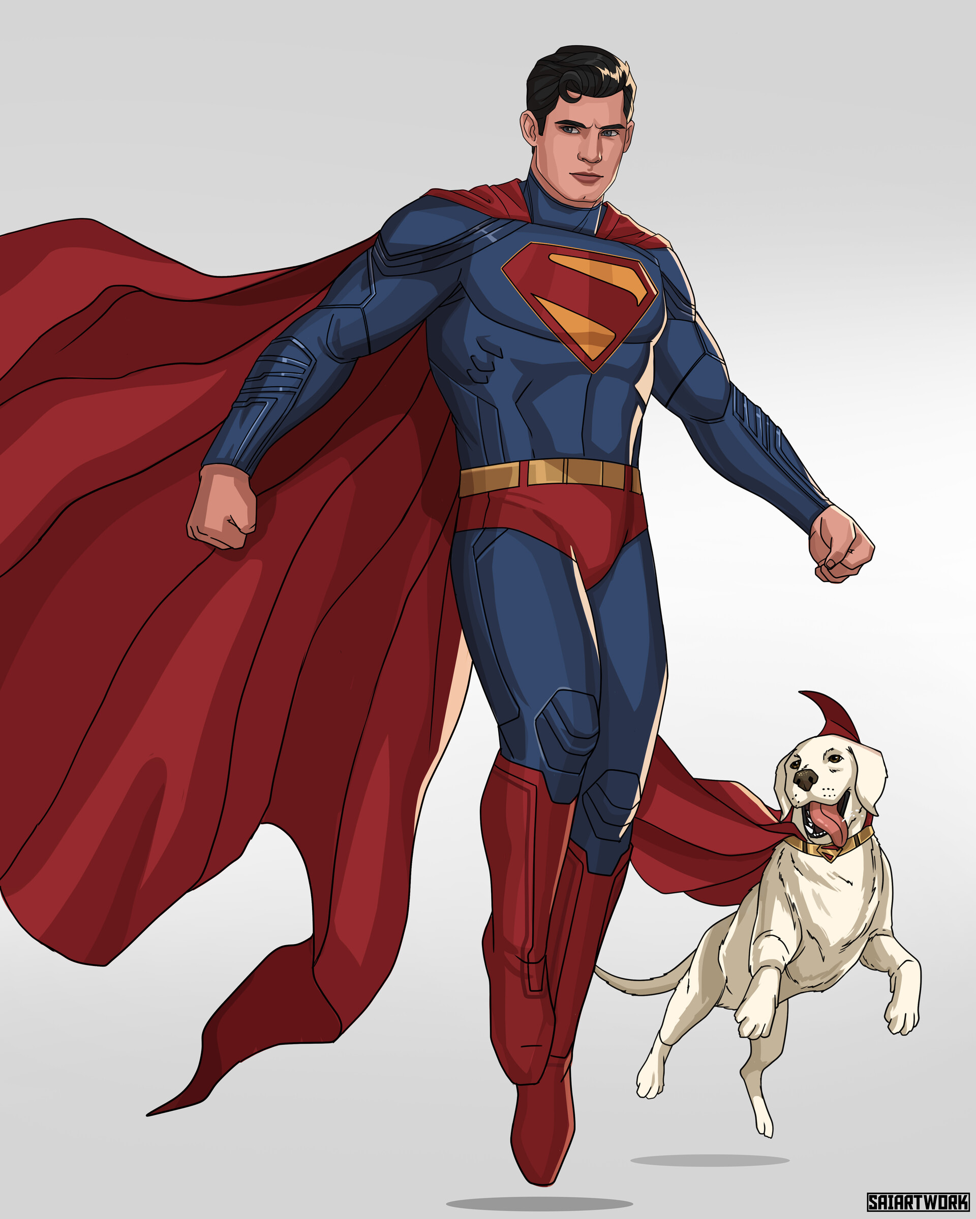 ArtStation - Superman & Krypto
