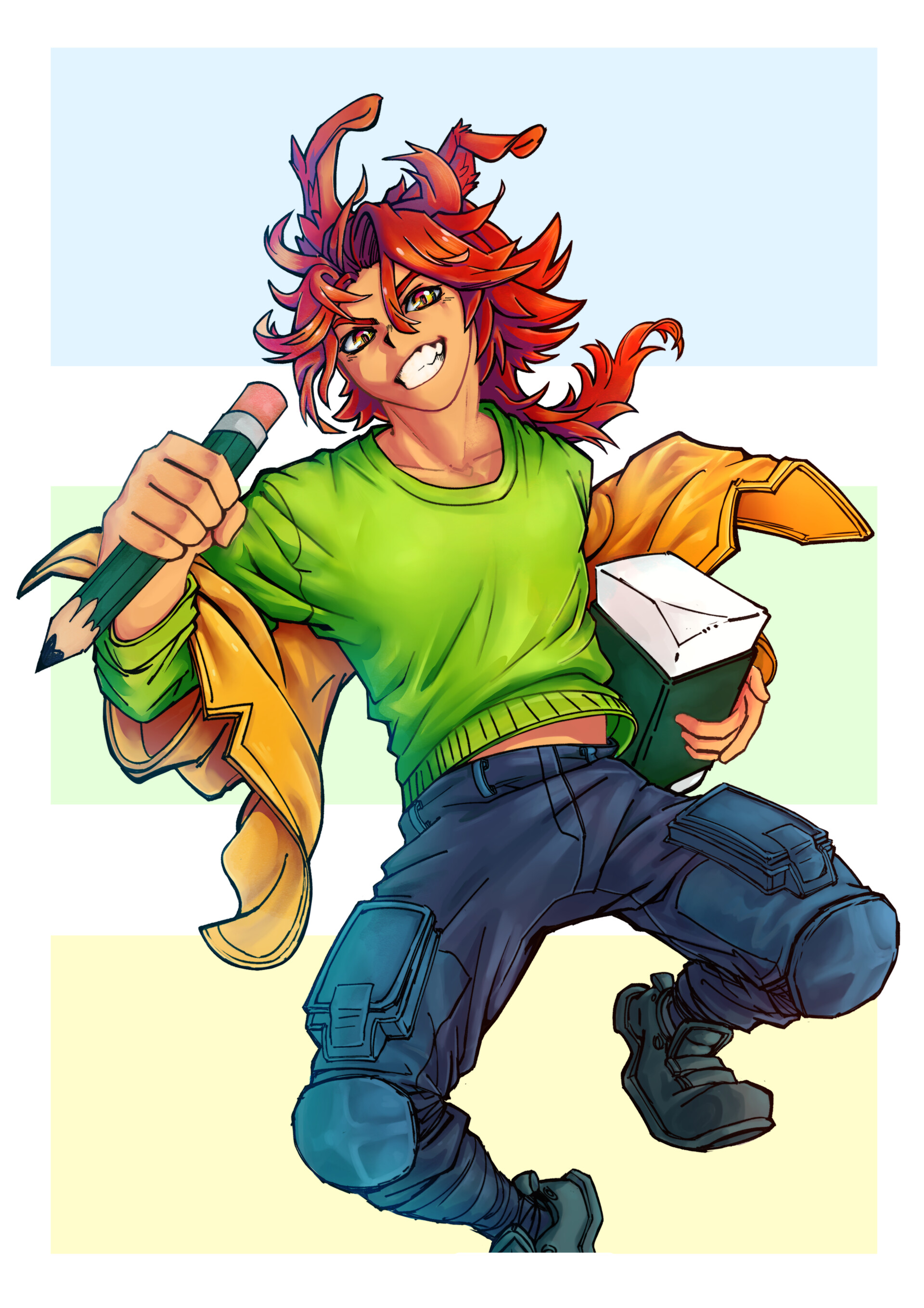 ArtStation - Bunny boy Poster [OC] - Commission