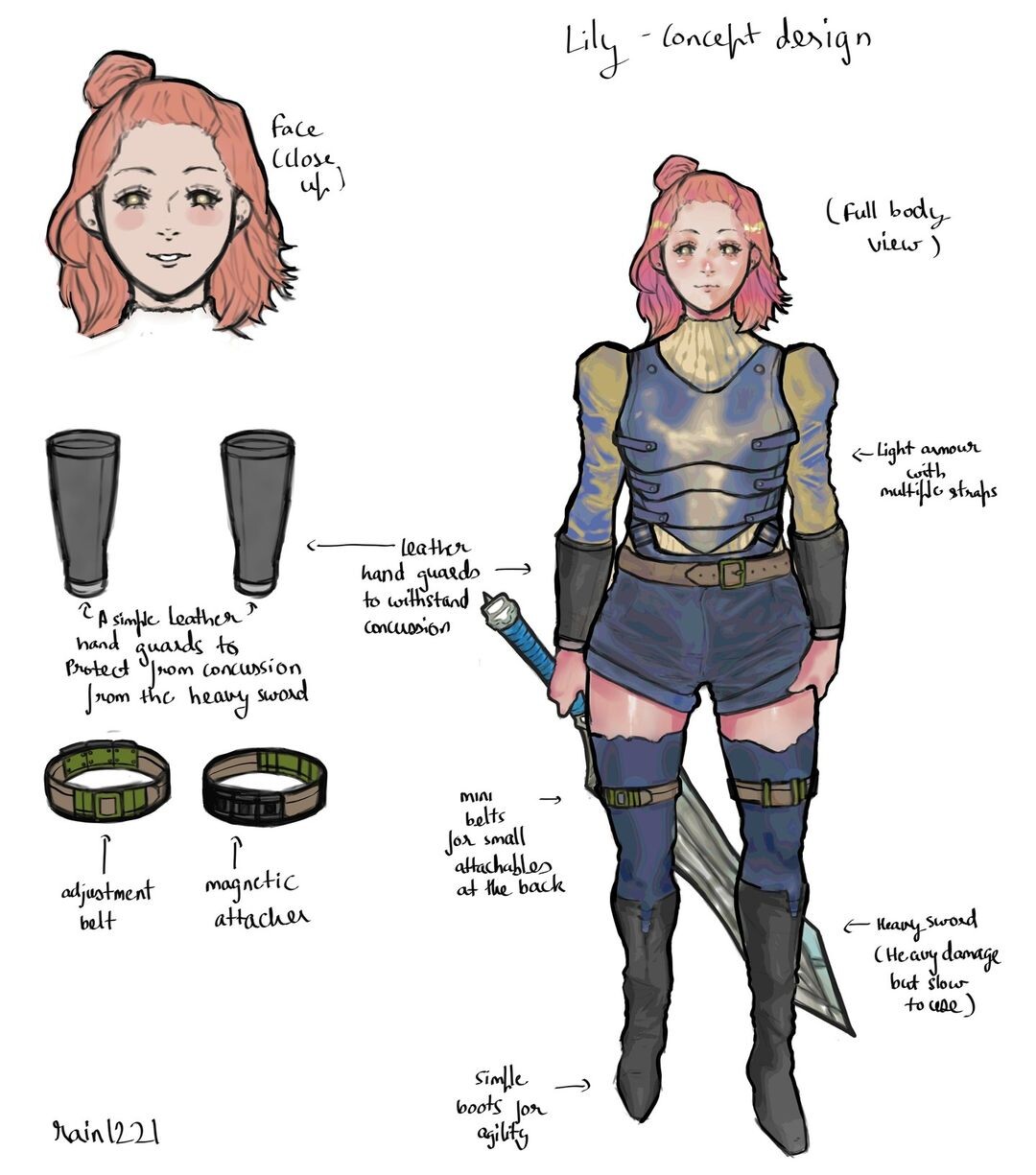 ArtStation - Lily- Concept design