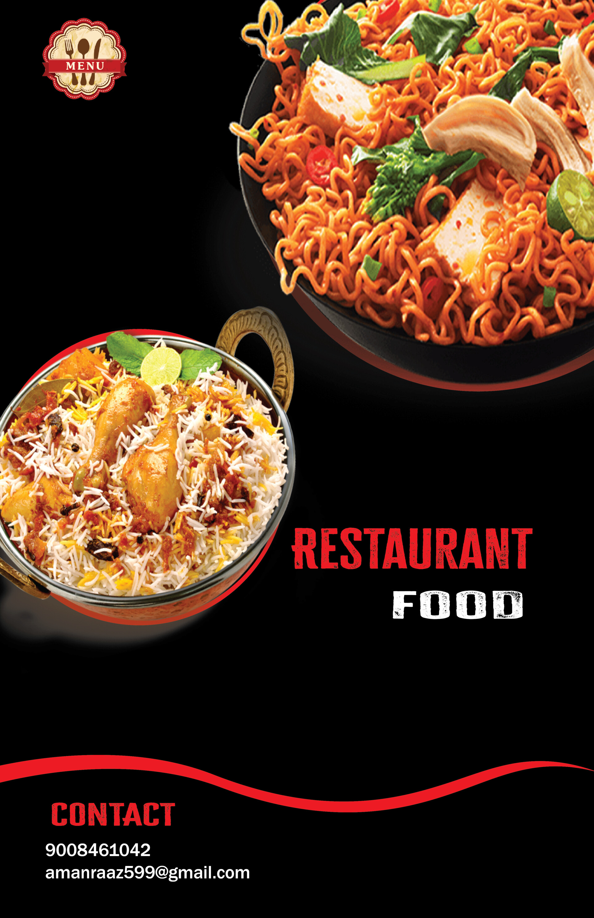 ArtStation - restaurant food poster