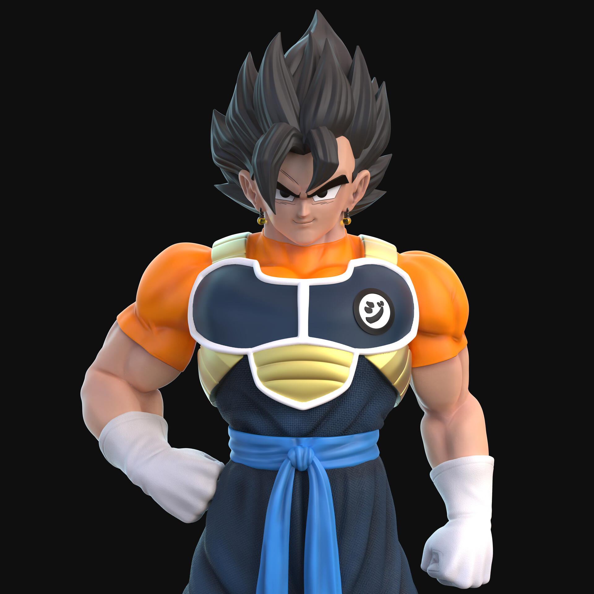 ArtStation - Vegito Custom - 1:6 Figure fan art private commission.