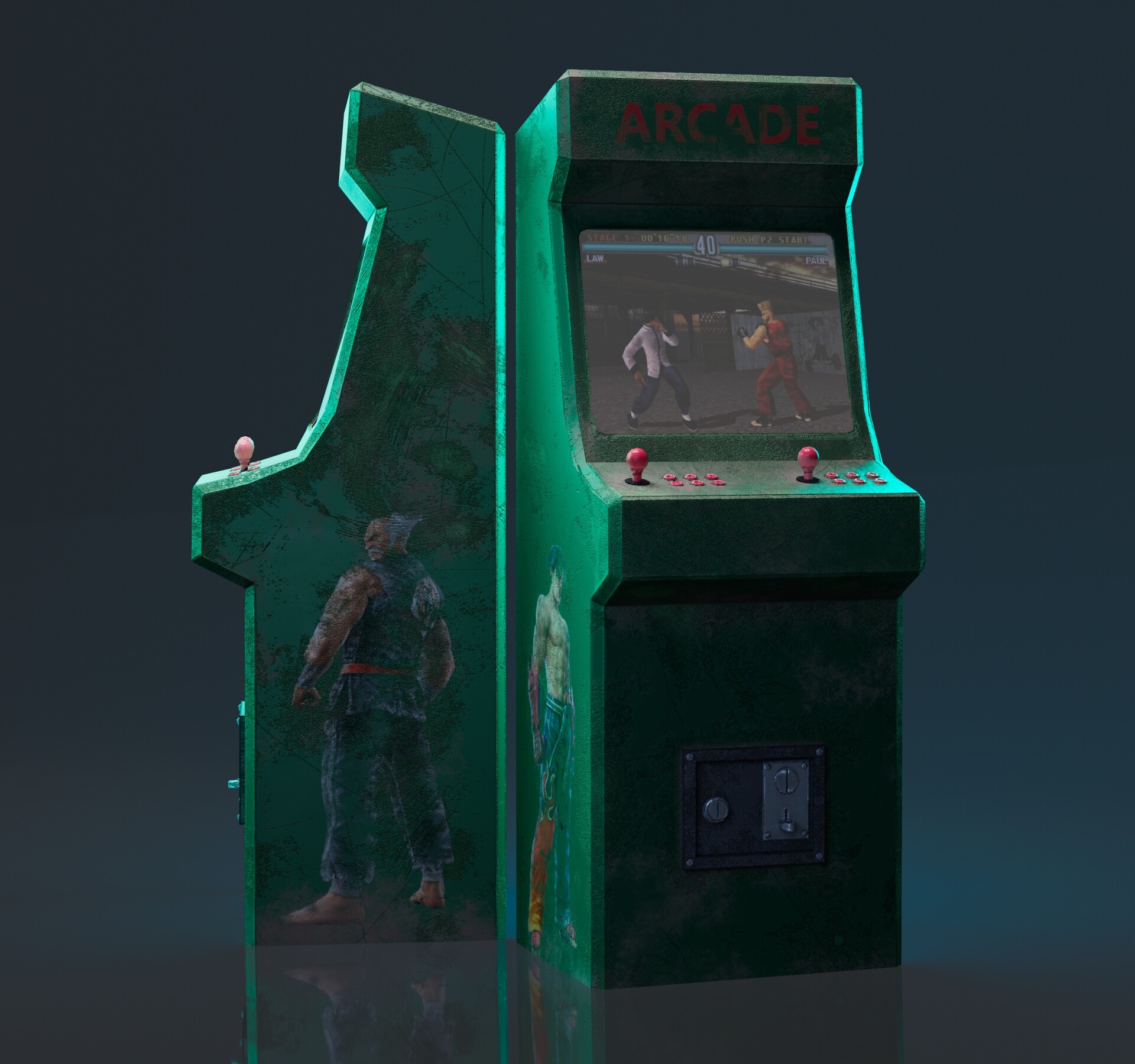 ArtStation - Arcade Game Machine