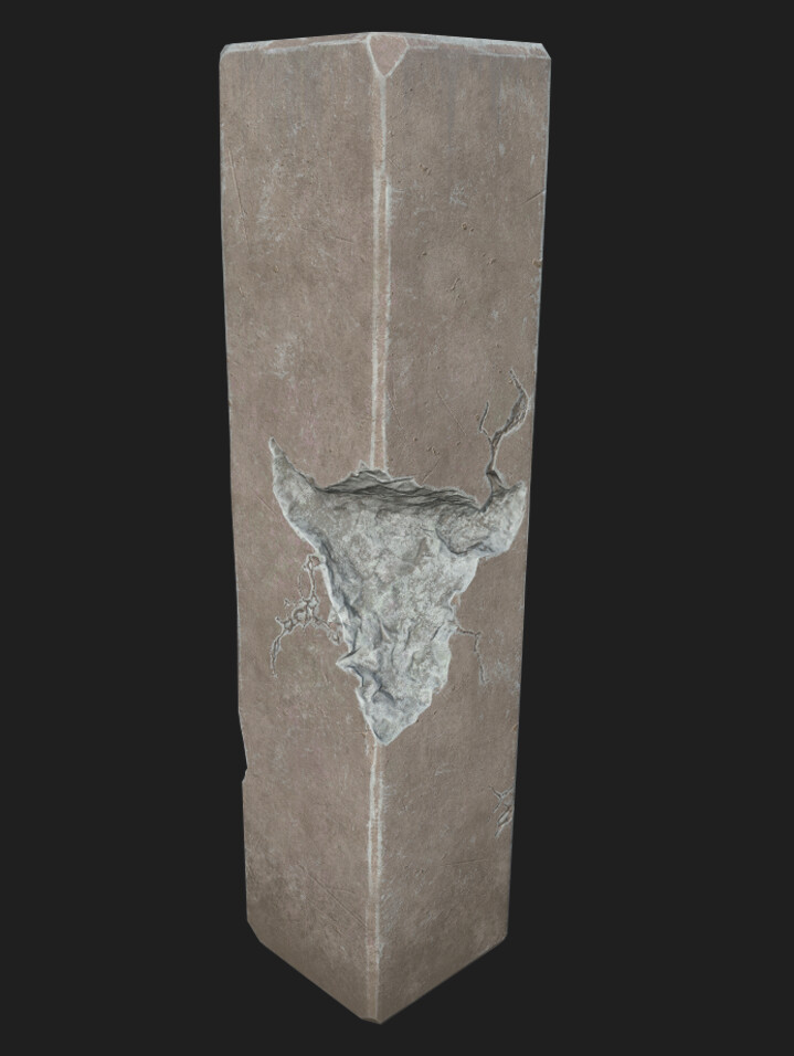 Edgar Kyle Costuna - Damaged Concrete Pillar